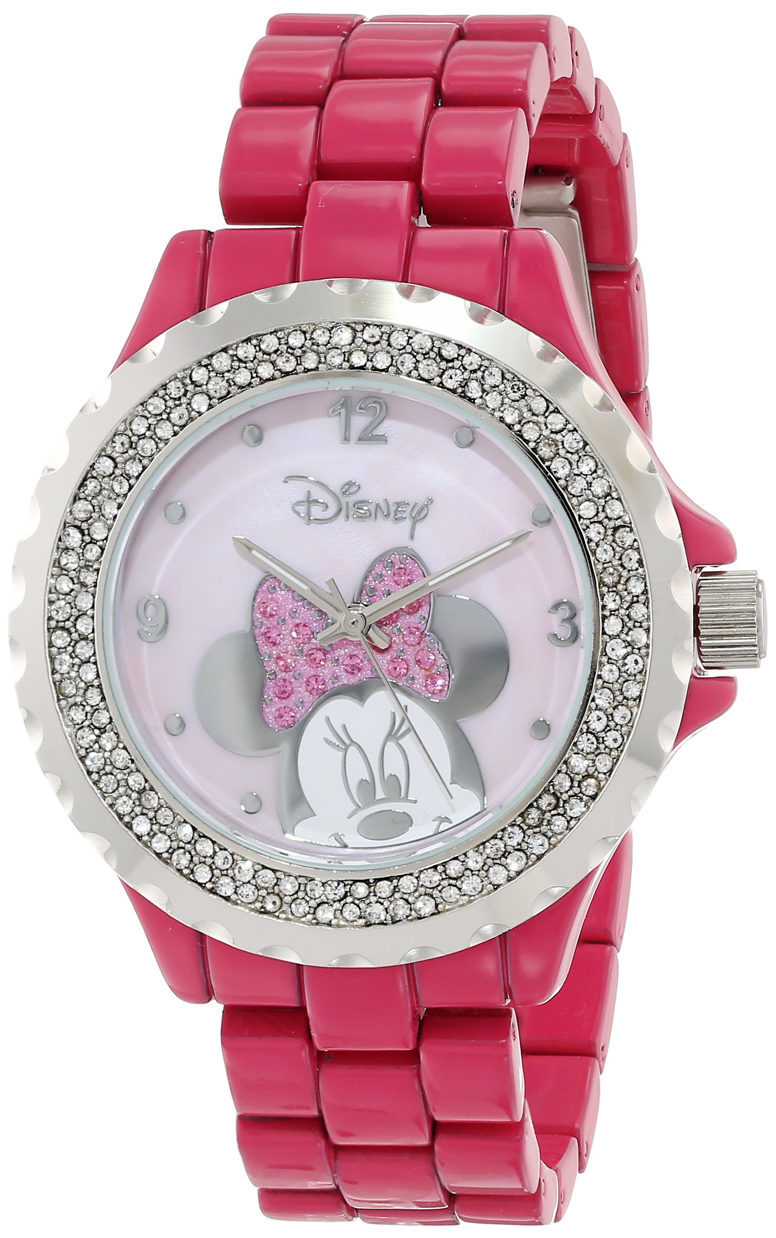 Disney by Ewatchfactory Minnie Mouse Enamel Sparkle Women's Quartz ...