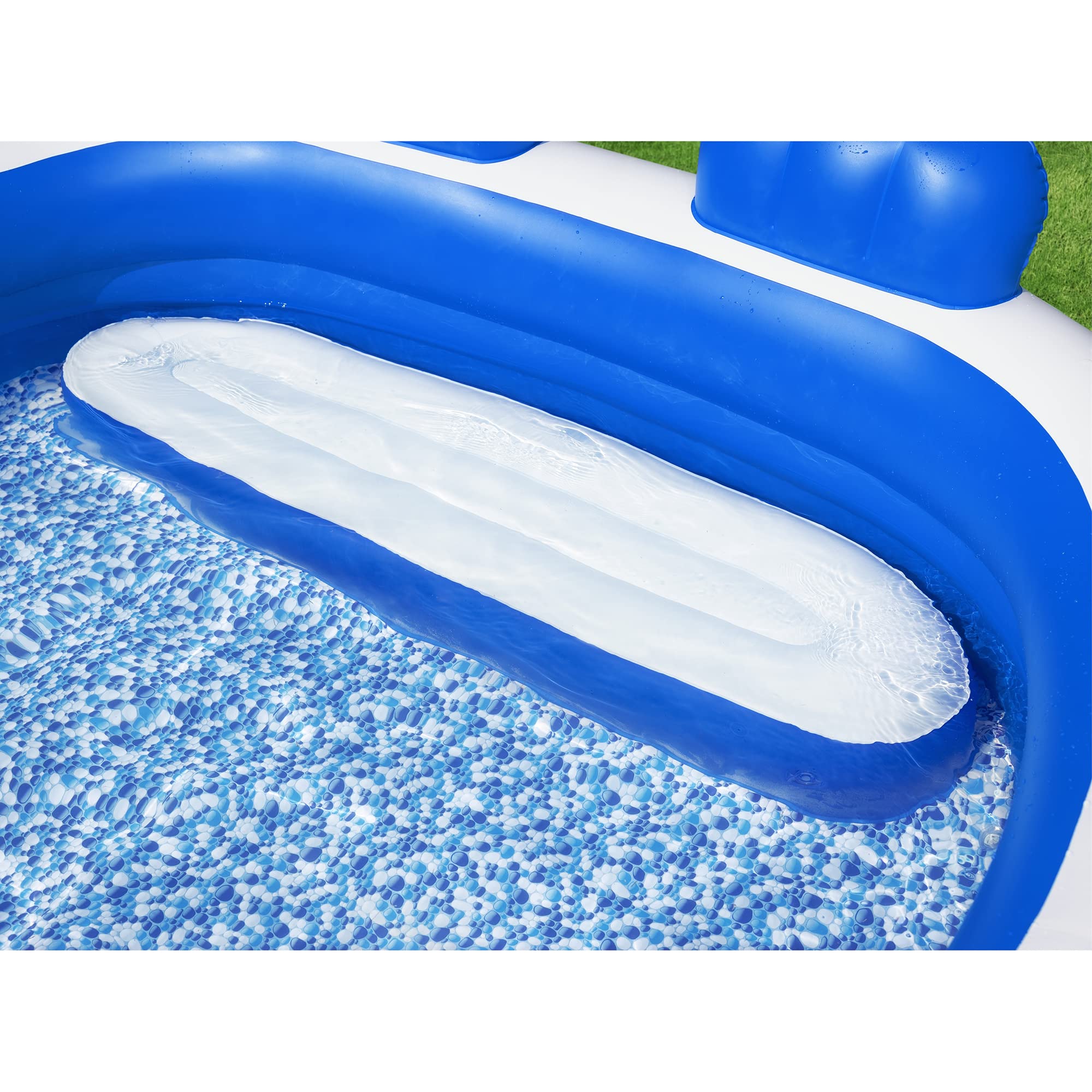 H2OGO! Splash Paradise 7'7" x 7'2" x 31" Inflatable Family Pool | Blow ...