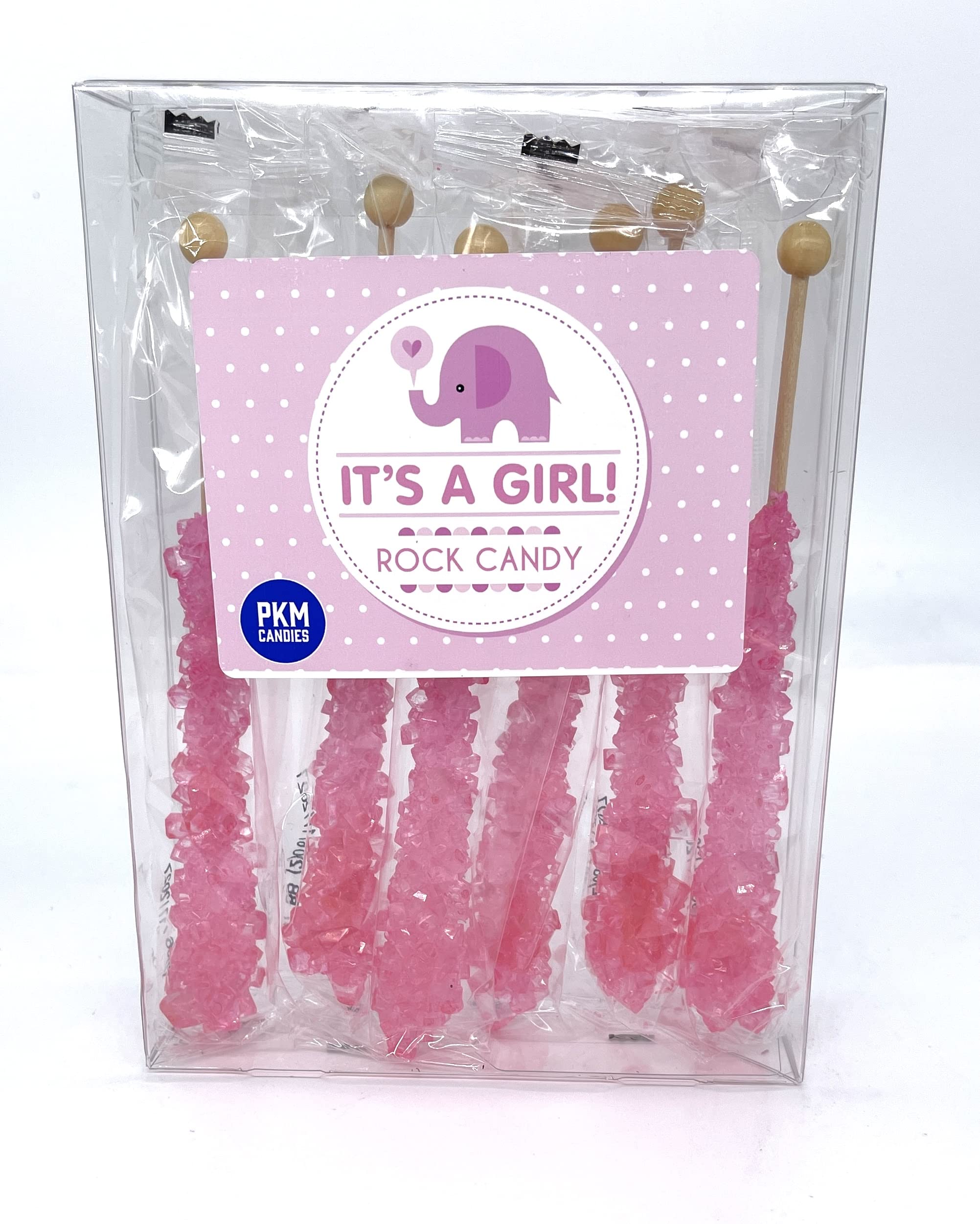 Amazon.com : PKM Candies - Boy Girl Gender Reveal Rock Candy Sugar ...