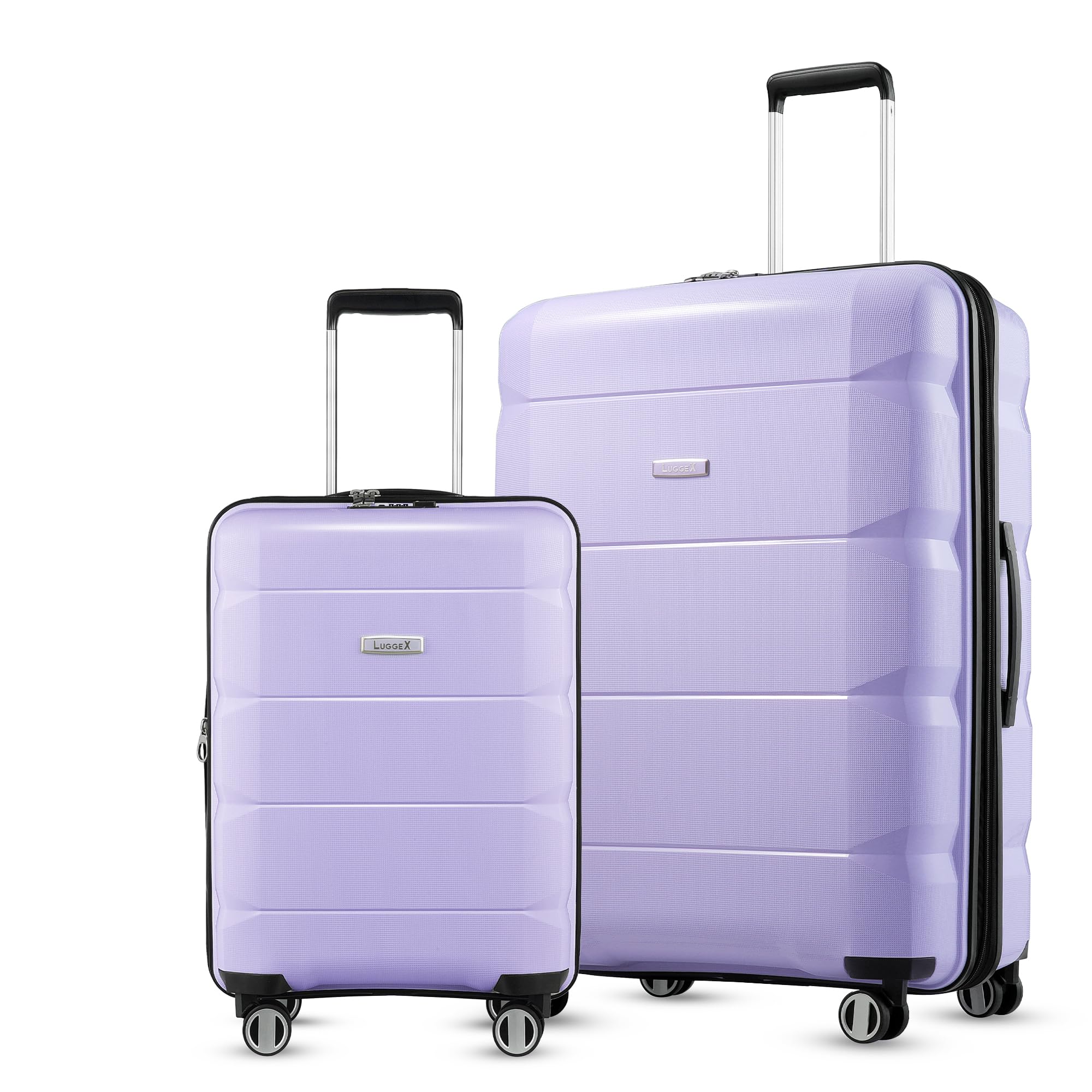Snapklik.com : LUGGEX Purple Carry On Luggage
