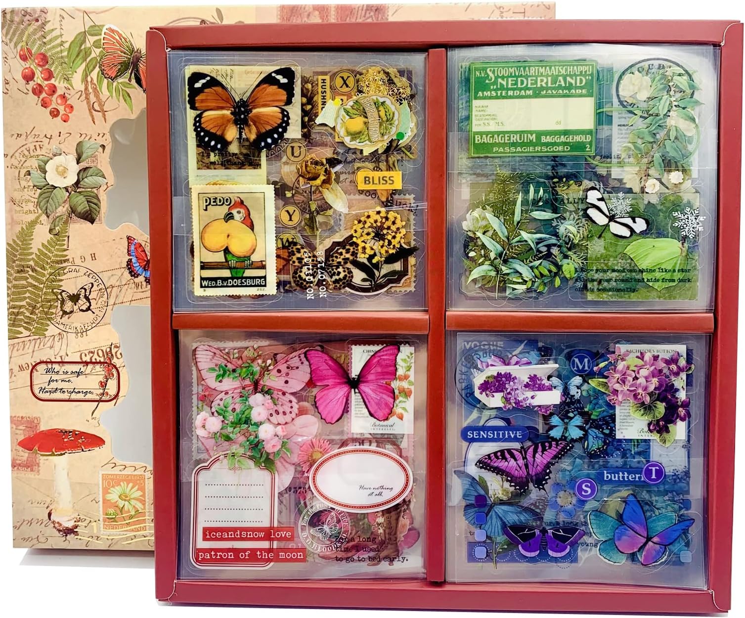 Amazon.com: 200pcs Aesthetic Stickers for Journaling and 508pcs DIY ...