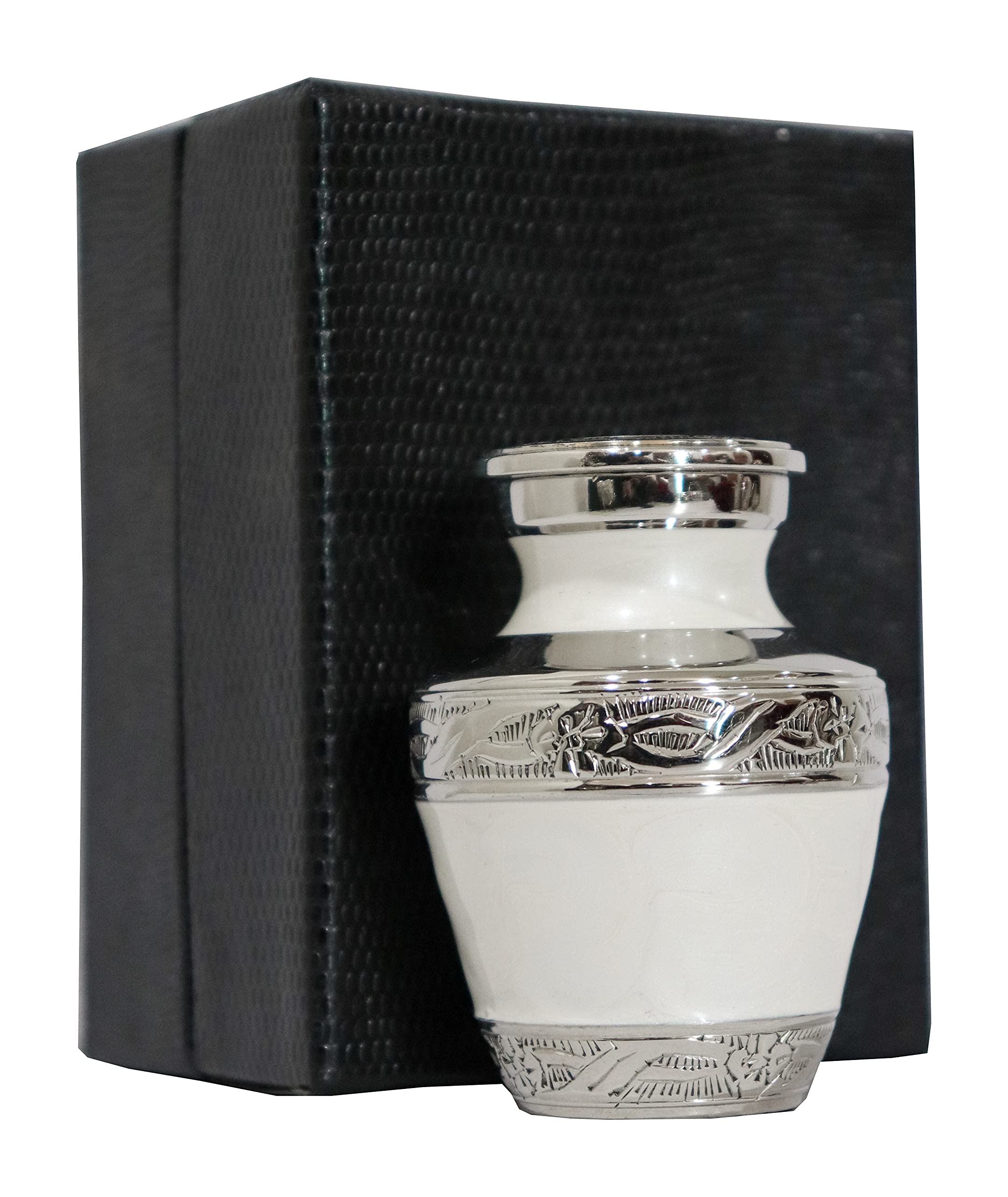 Pearl White Small Keepsake Urns Mini Cremation Memorial Urns Gift ...