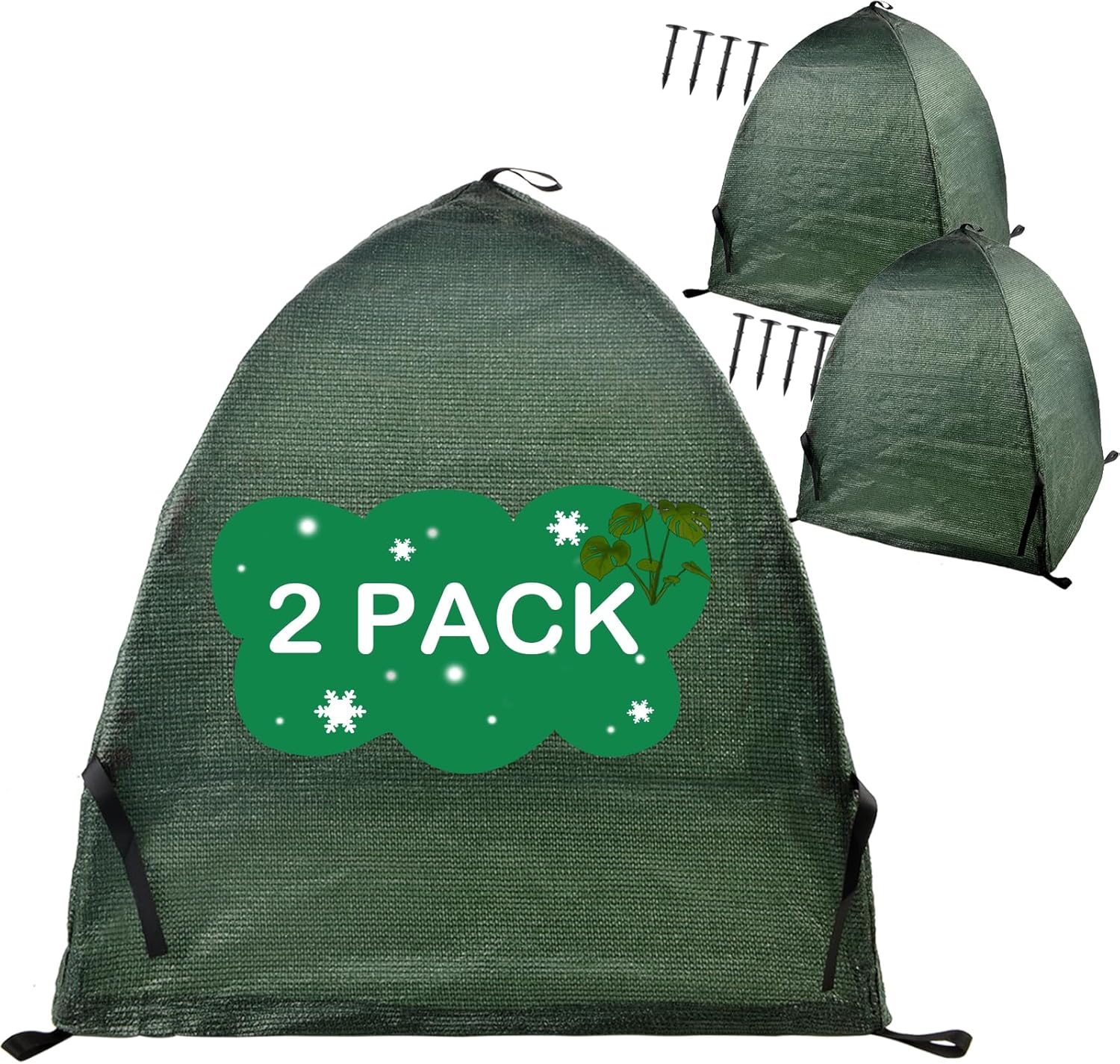 Amazon.com : 2 Pack Plant Covers Freeze Protection, Winter Freezing ...