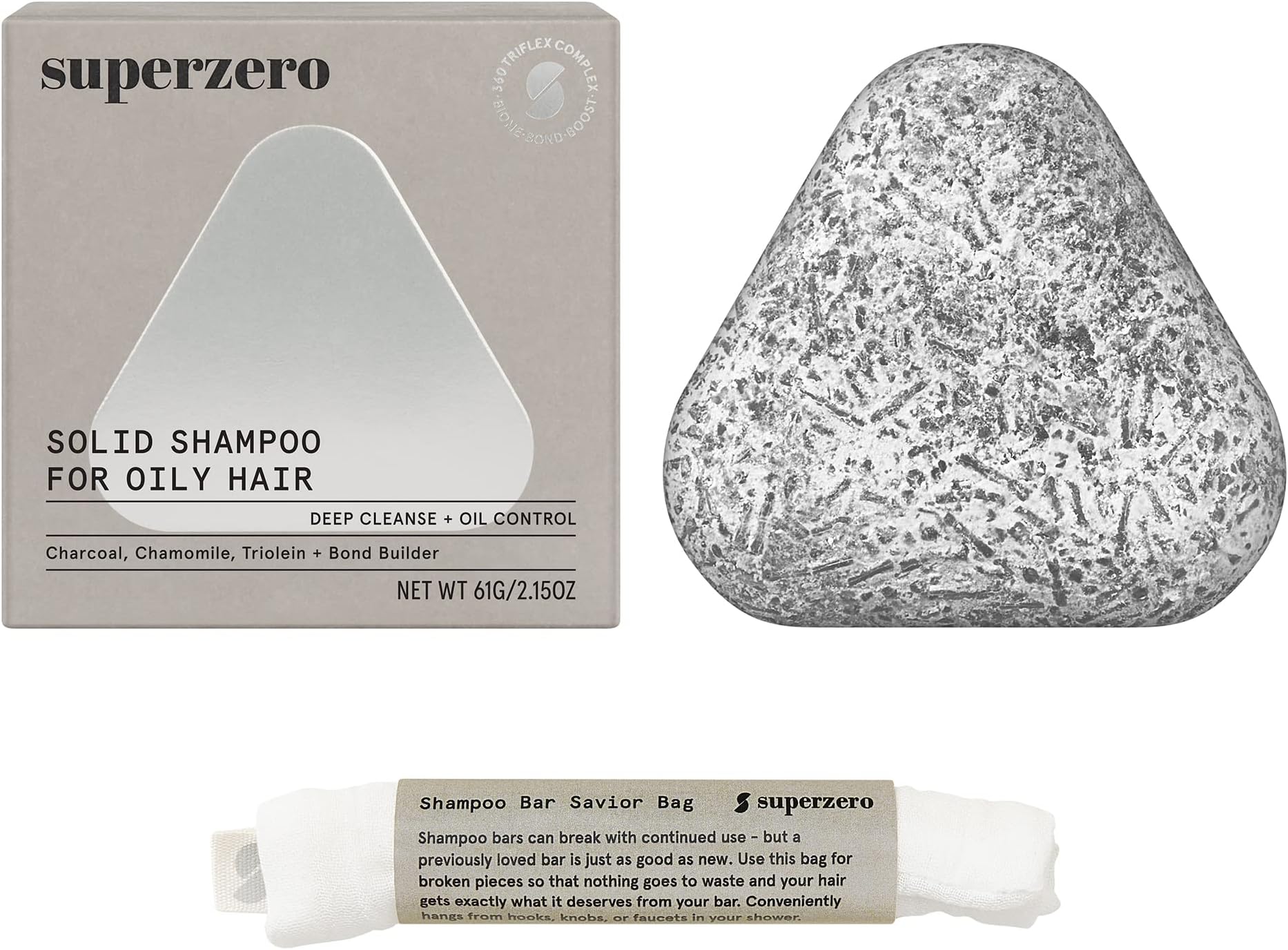 Amazon.com : SUPERZERO Detox Solid Shampoo Bar for Oily Hair & Scalp ...
