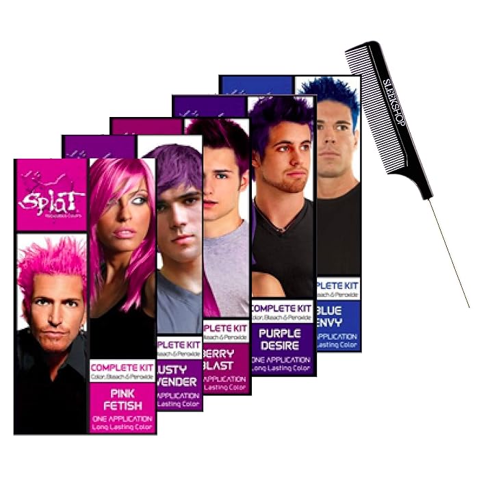 Buy Splat Rebellious Colors 'The Original' Semi-Permanent Hair Color ...