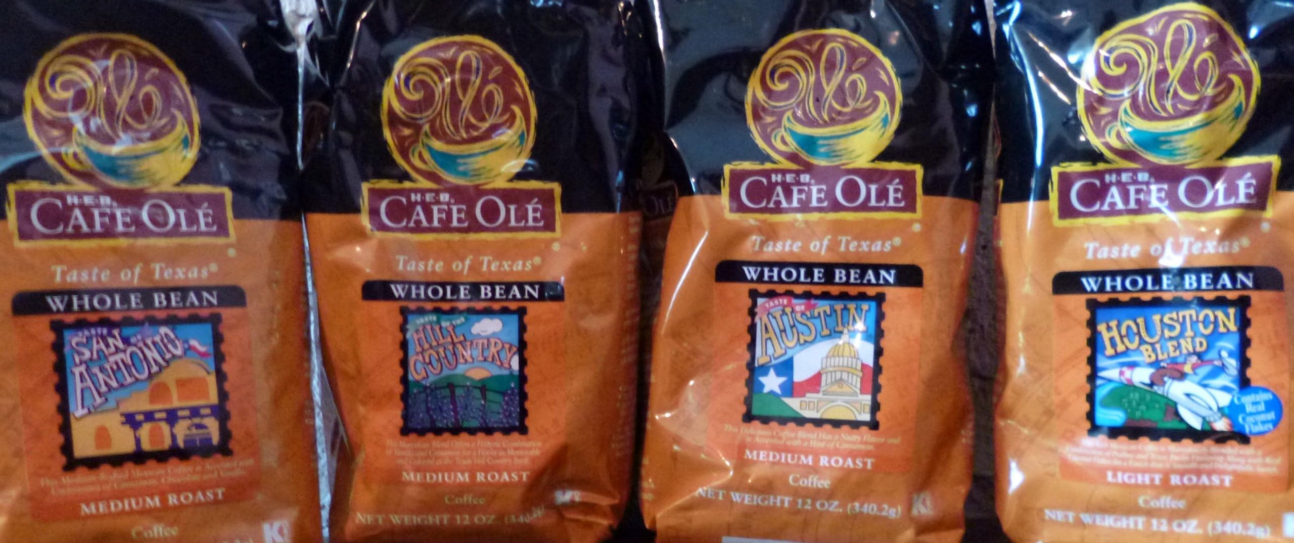 Amazon.com : Cafe Ole Taste of San Antonio whole bean coffee 32 oz ...