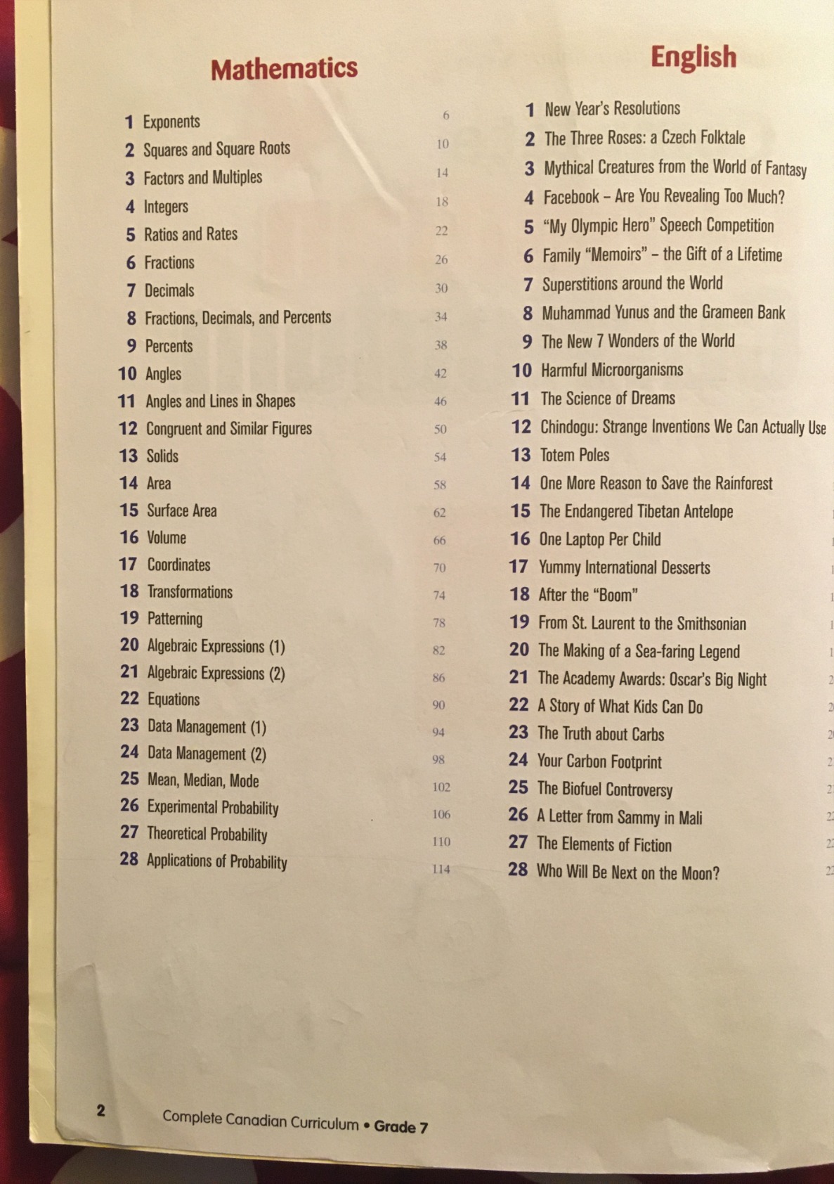 Complete Canadian Curriculum 7: Comp Cnd Curriculum 7: Popular Book ...