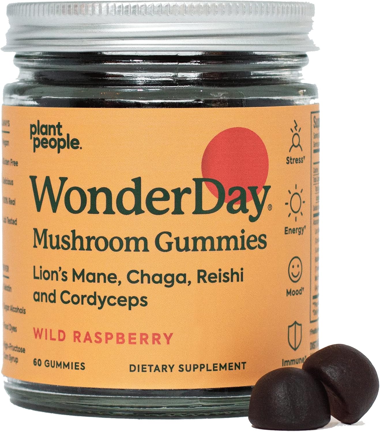 Amazon.com: Plant People - WonderDay Mushroom Gummies | Daily Gummy ...