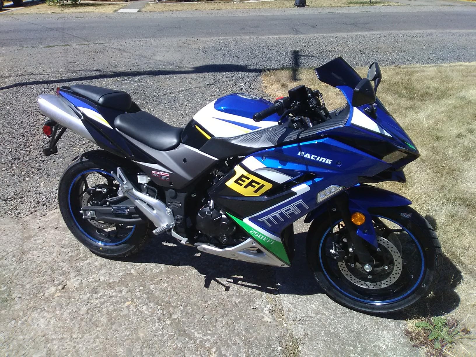 $85/mo - Finance HHH Titan 250 EFI Motorcycle Manual 6 Speed Sport ...