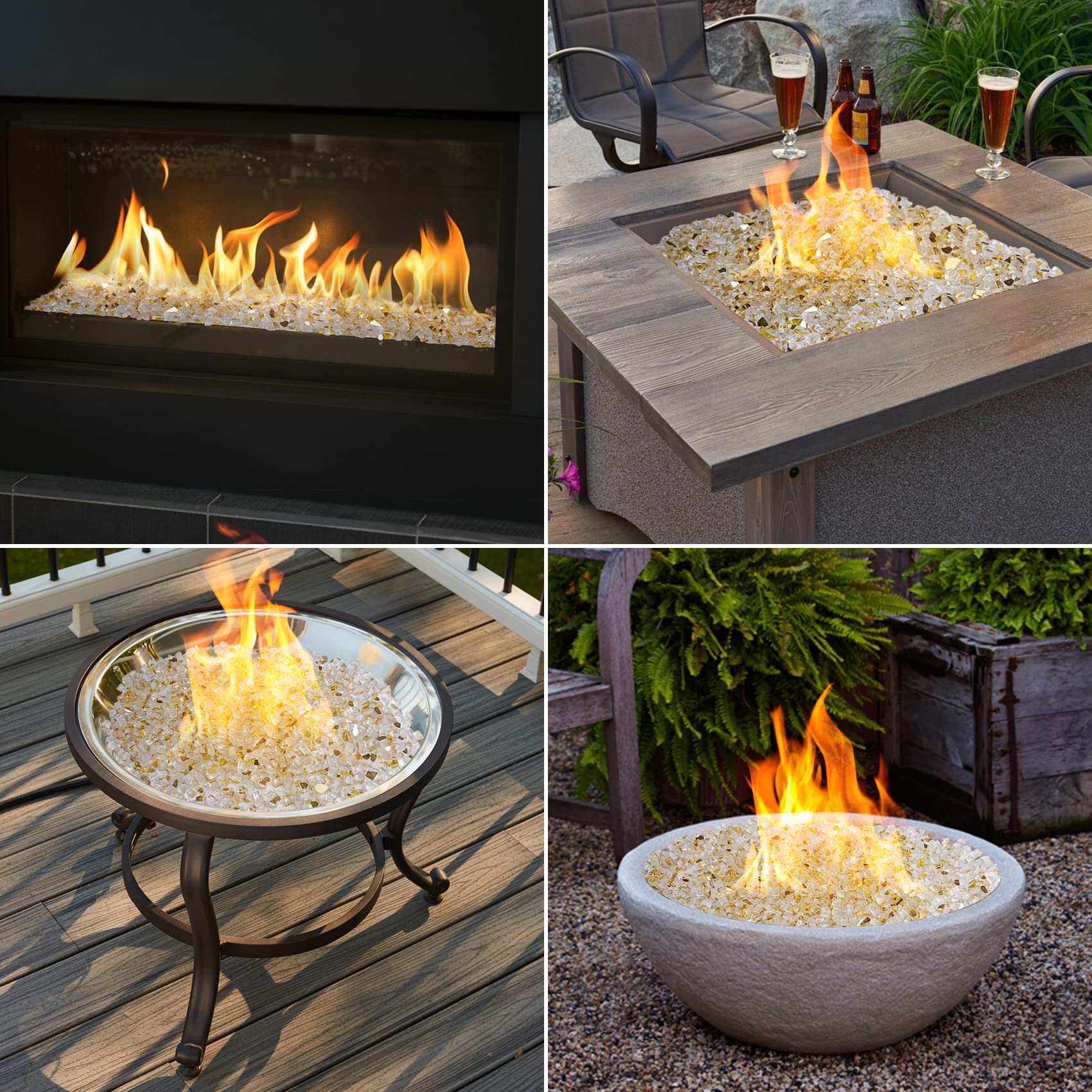 Gold Fire Pit