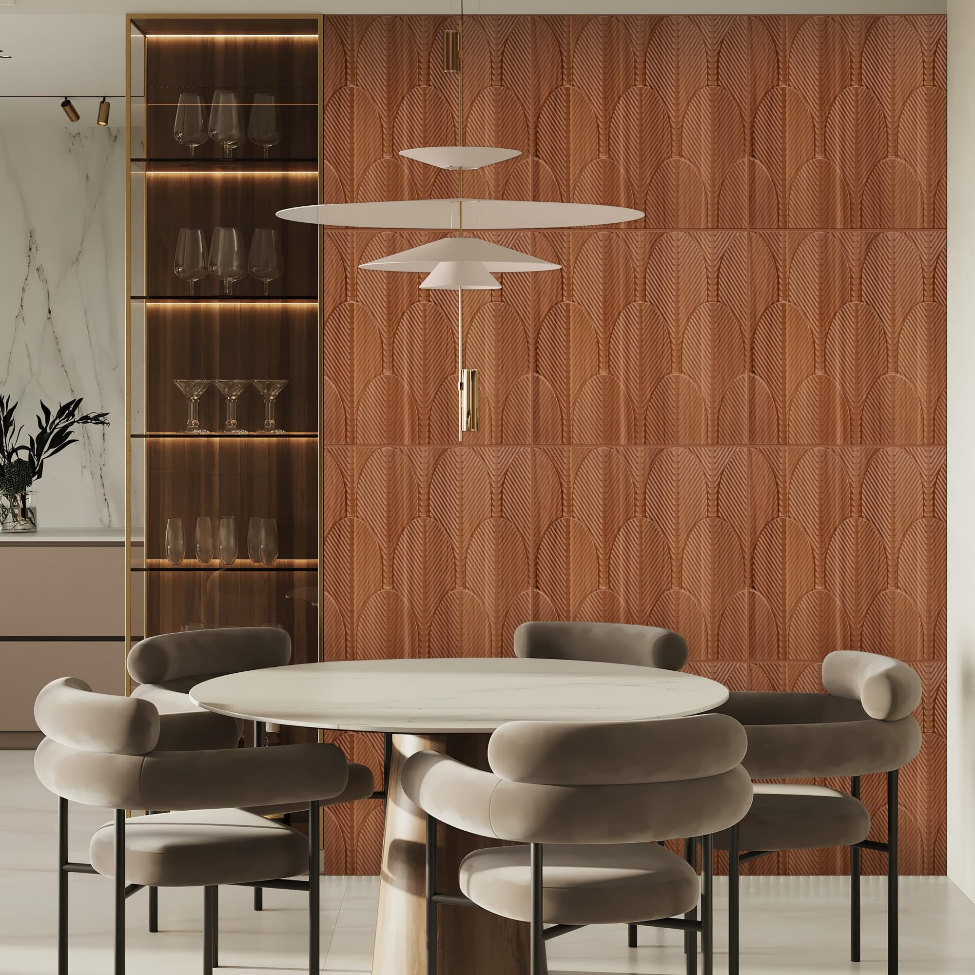 Snapklik.com : 3D Wall Panels, Decorative PVC Wall Panels, 19.7" X 19.7 ...