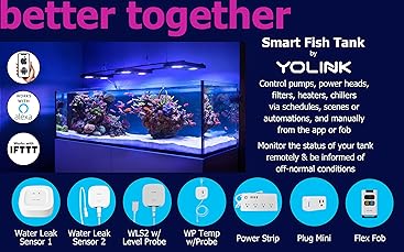 Amazon.com: YoLink Water Leak Sensor 3-Pack, LoRa Up to 1/4 Mile Open ...