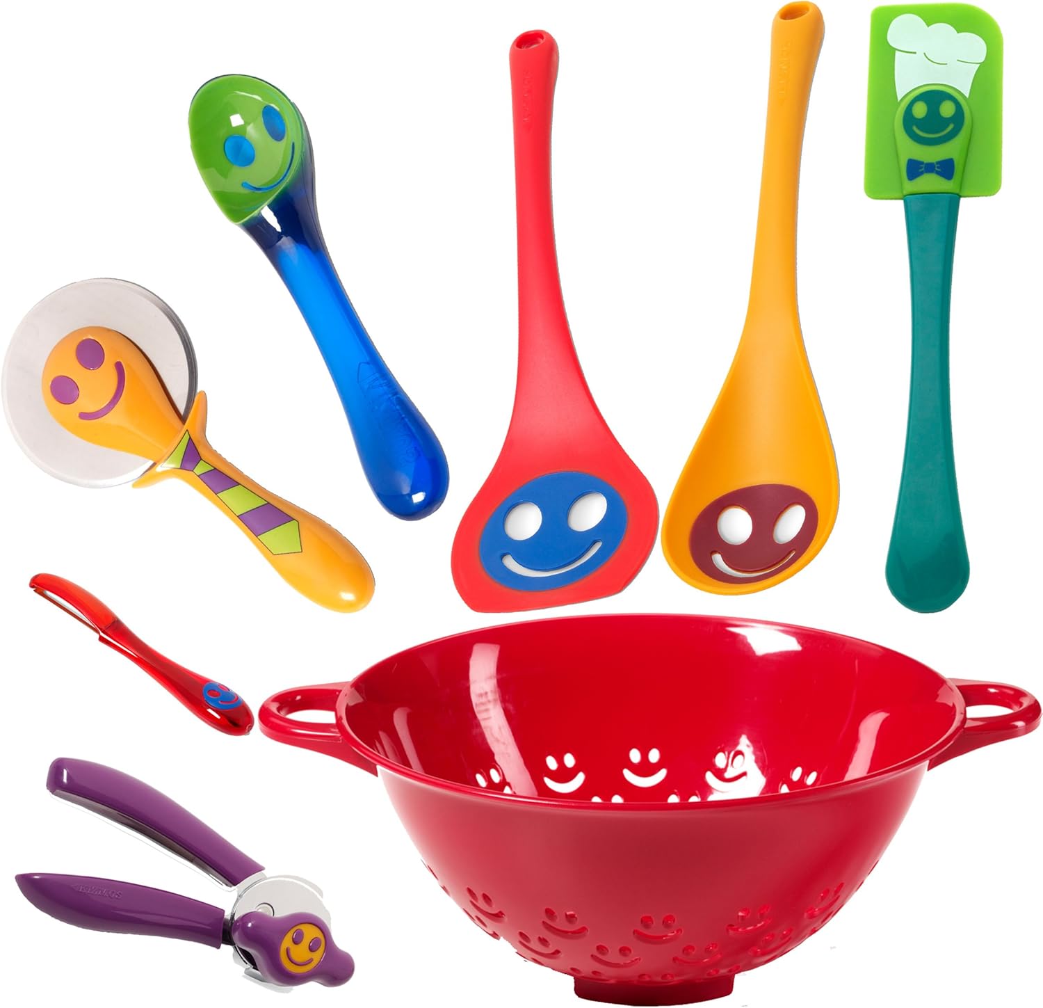 Amazon.com: Kizmos 8-Piece Get Happy Tool Set, Assorted: Home & Kitchen