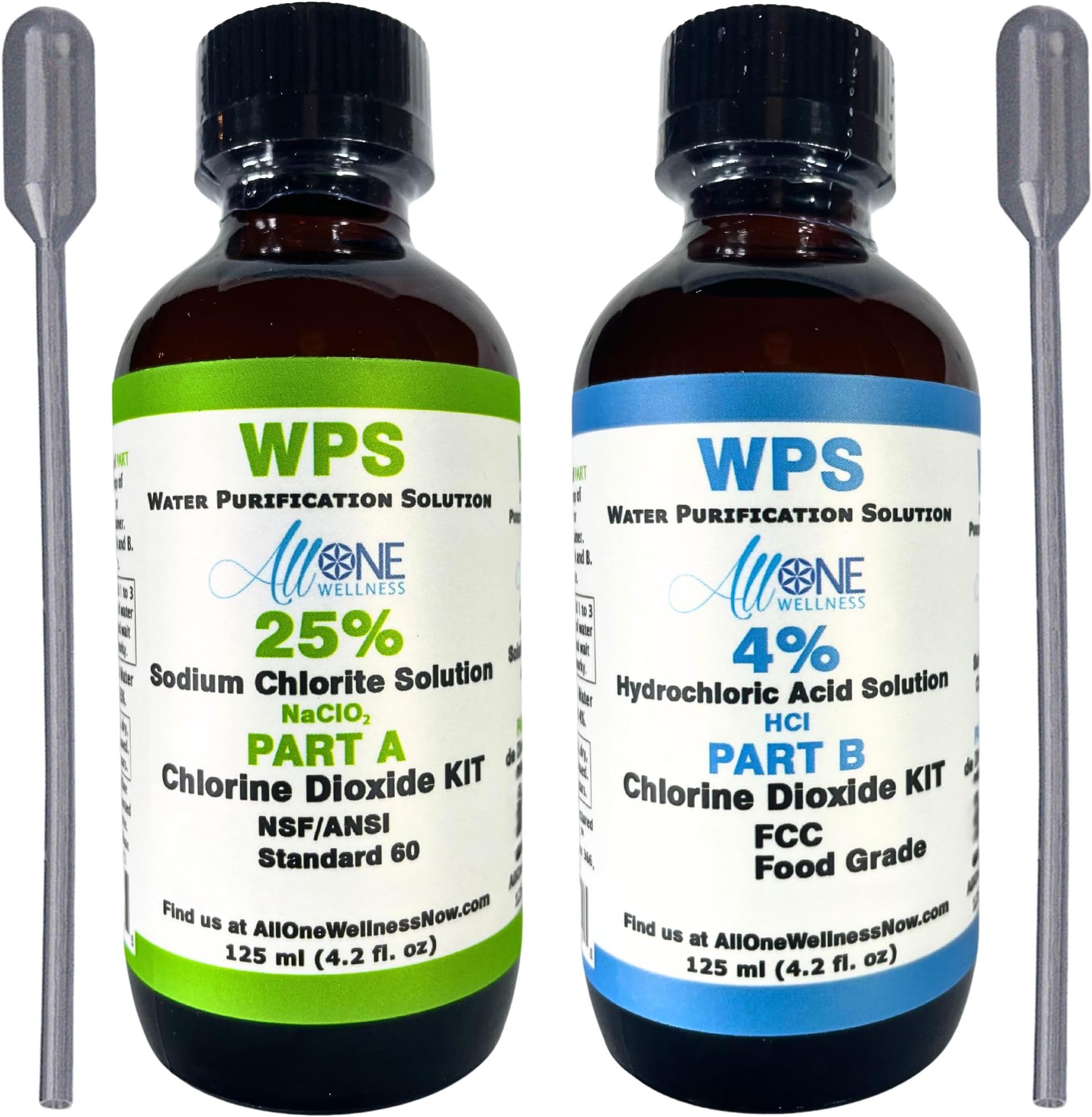 Amazon.com: Chlorine Dioxide Pure CDS 3000 PPM ClO2 Glass Water ...