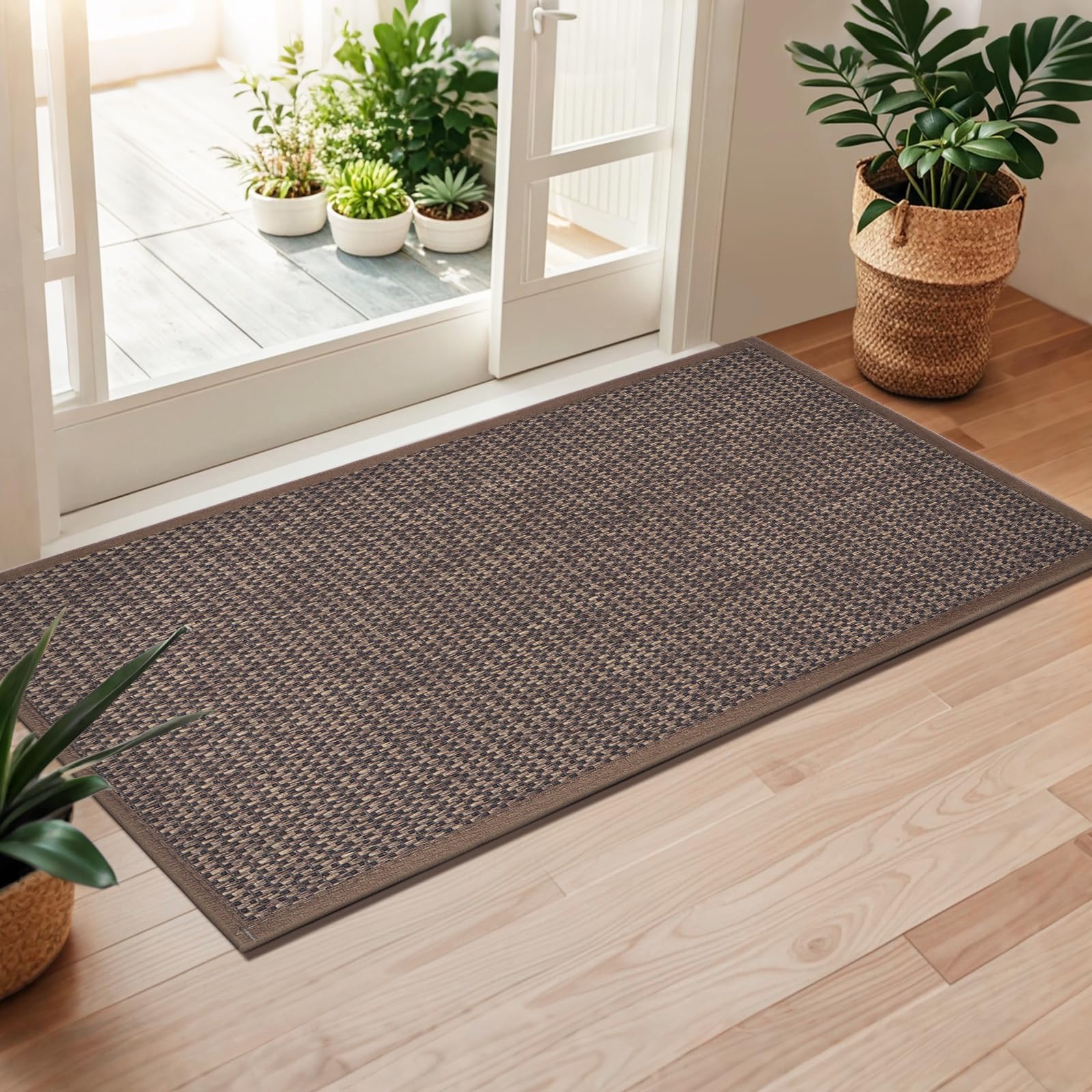 Amazon.com: LEKEEPGO Door Mat 24"x47", Door Mat Indoor Entrance, Non ...