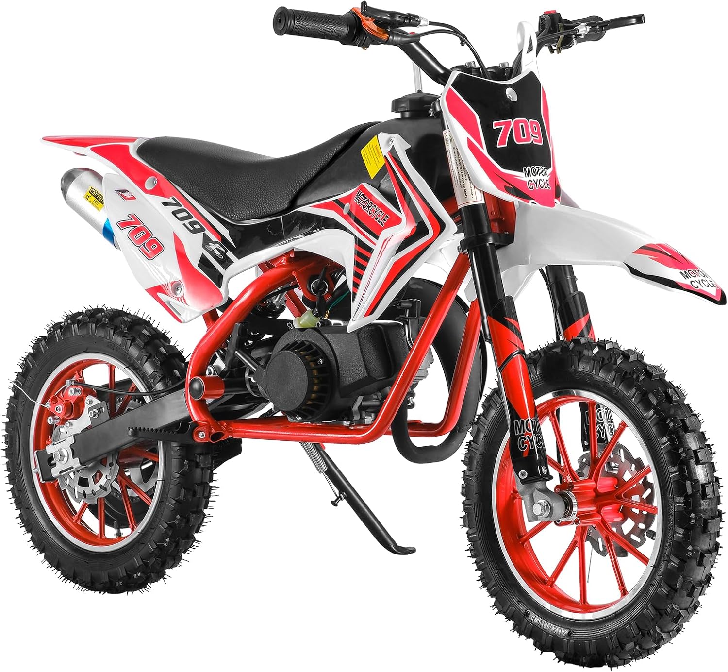 Amazon.com: 49cc 2-Stroke Kids Dirt Bike, Gas Power Motocross, Off Road Mini Motorcycle, Pocket ...