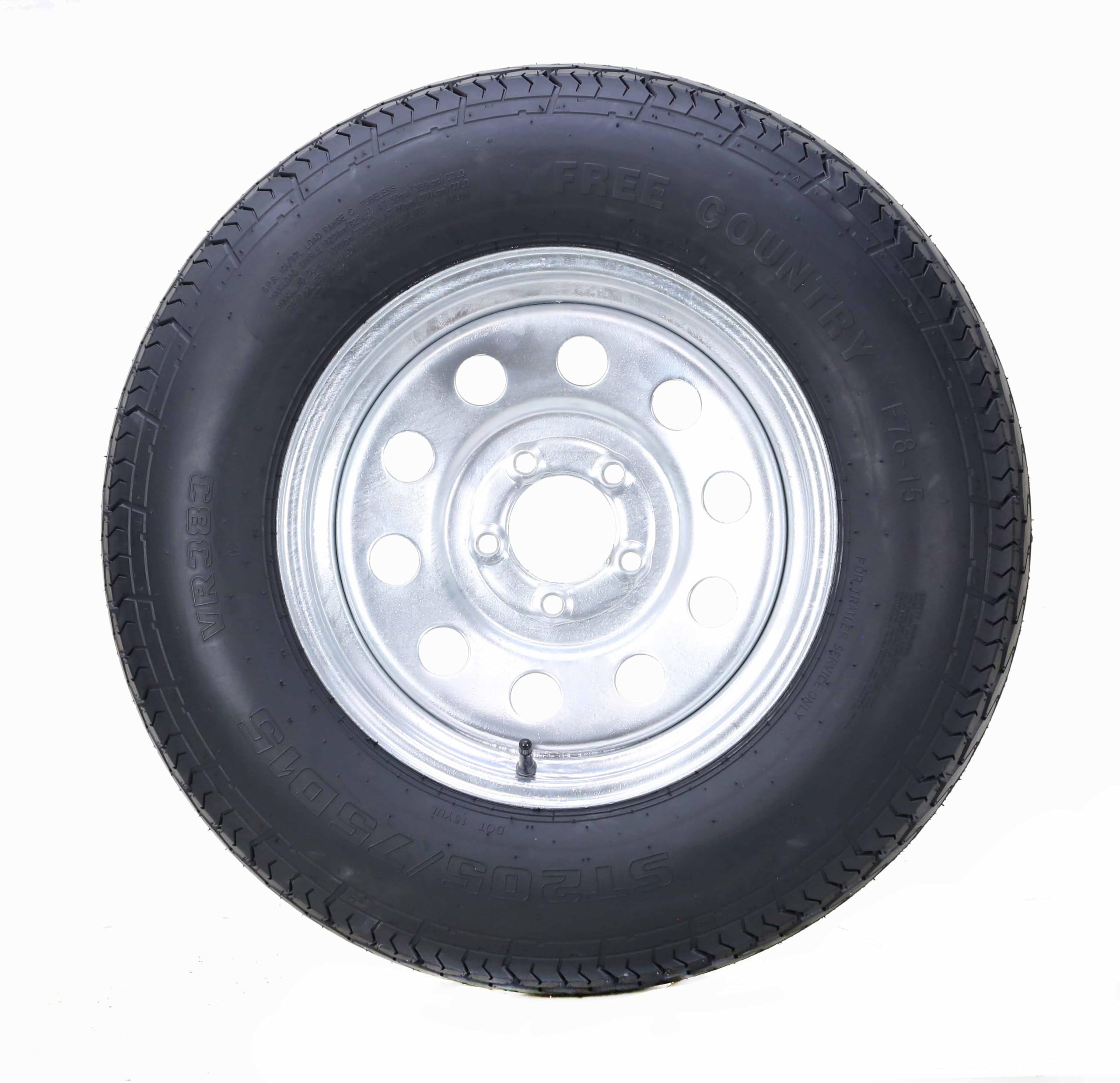 Snapklik.com : Trailer Tire Wheel Assembly ST205/75D15 6-Ply C 101L 5 ...