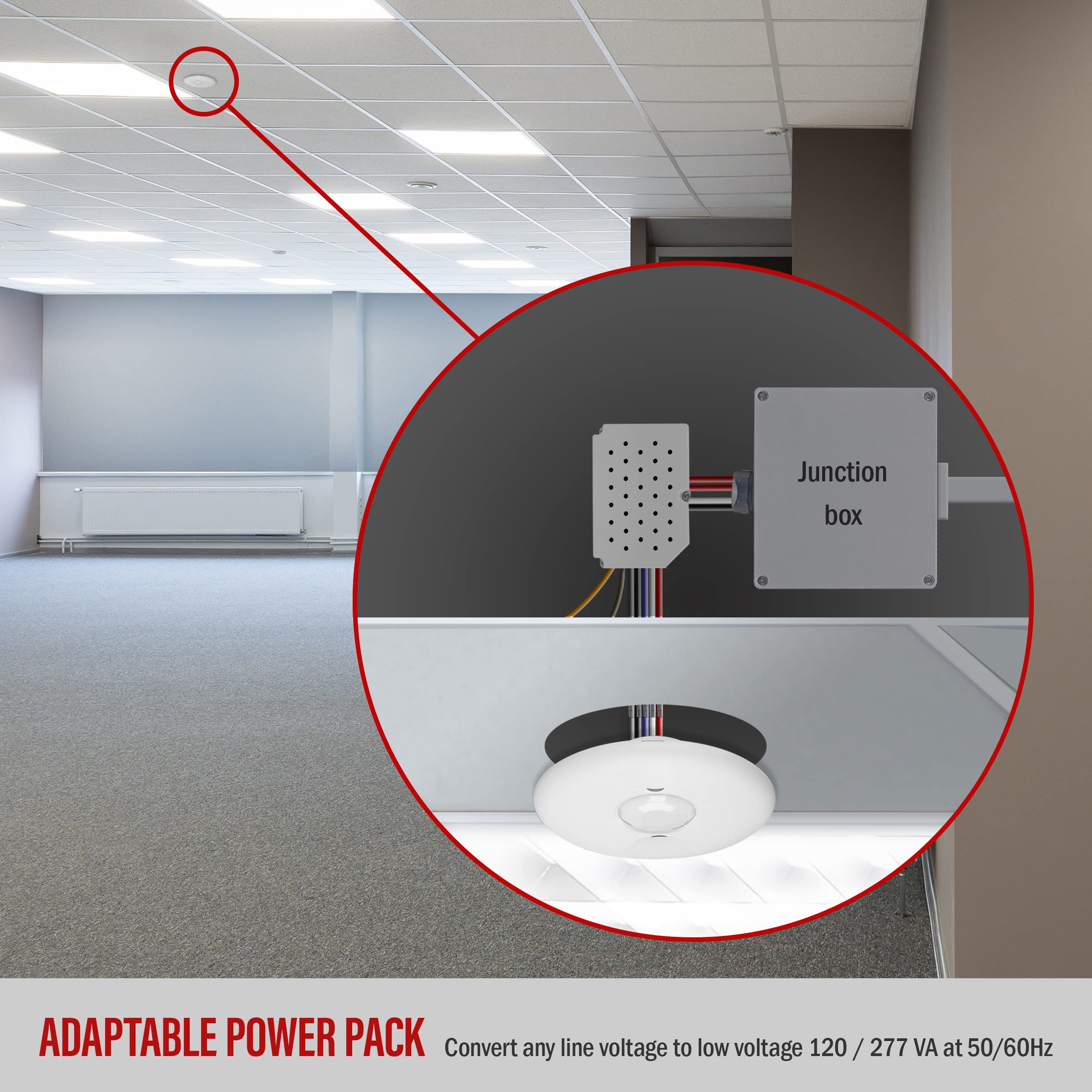 Snapklik.com : ENERLITES Ceiling Sensor Low Voltage Power Pack For Low ...