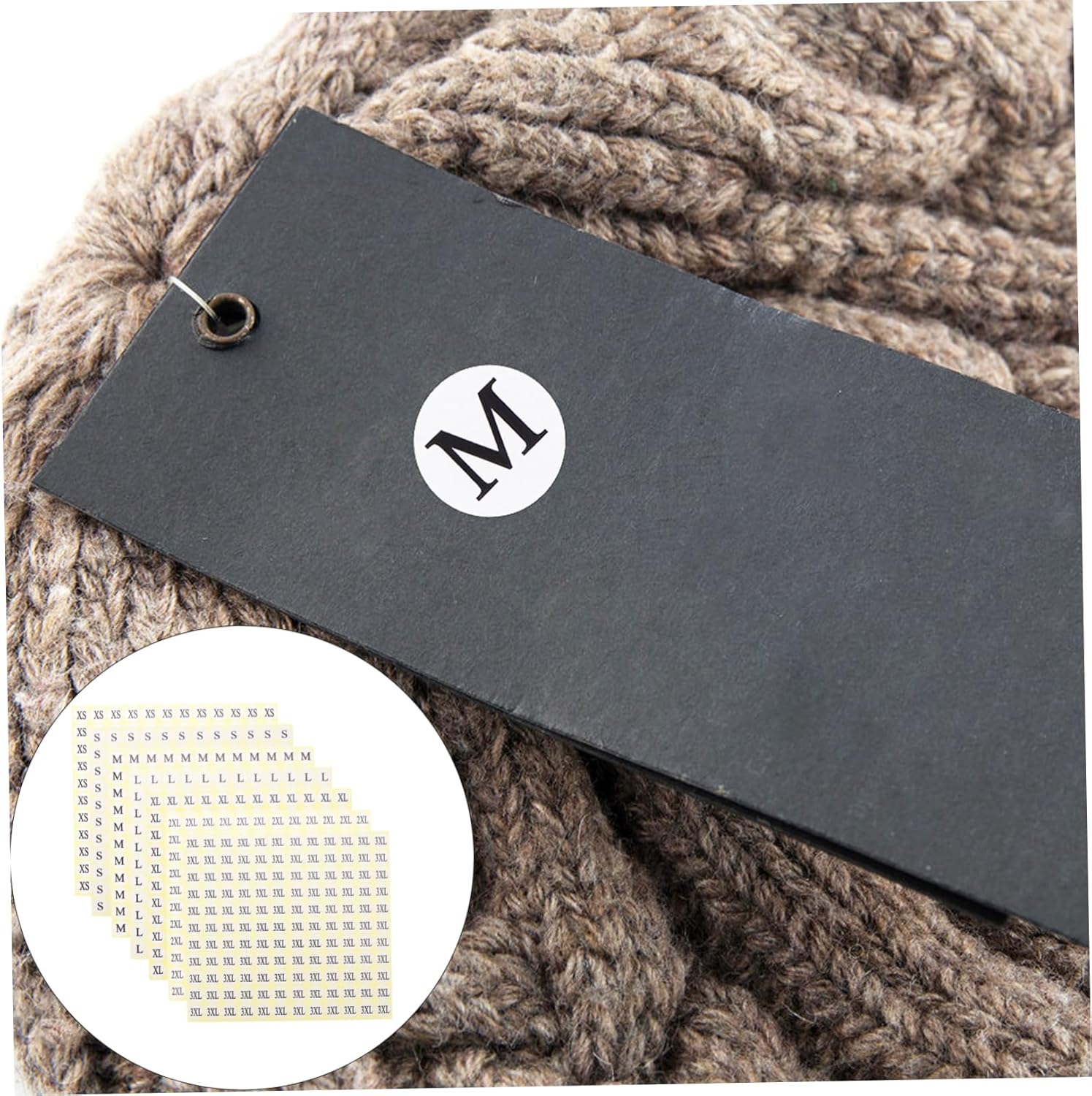 VILLCASE 7packs Size Label Sticker Self-Adhesive Size Labels Clothing ...