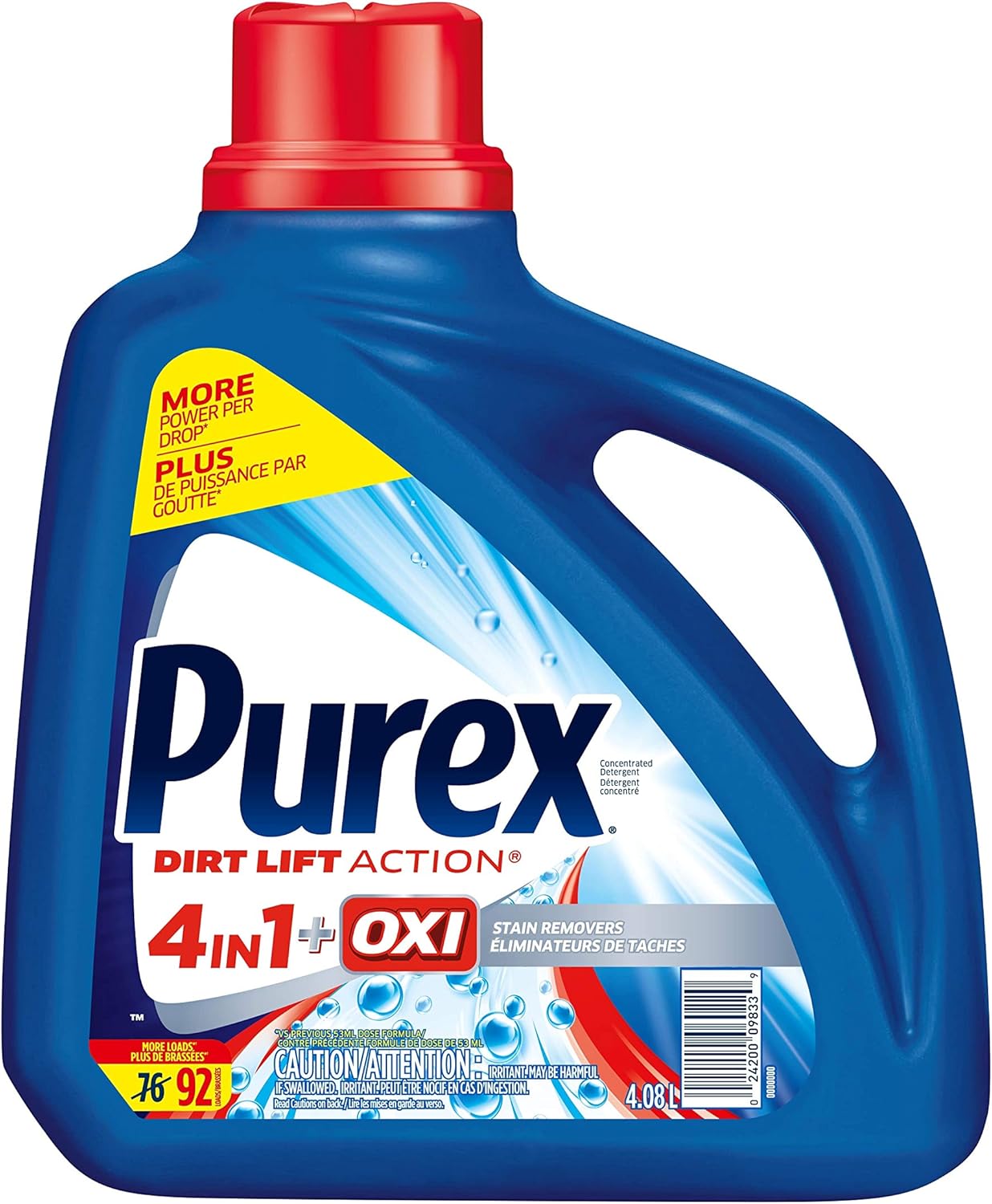 Purex Plus Oxi Liquid Laundry Detergent, 4.08 Liters : Amazon.ca ...
