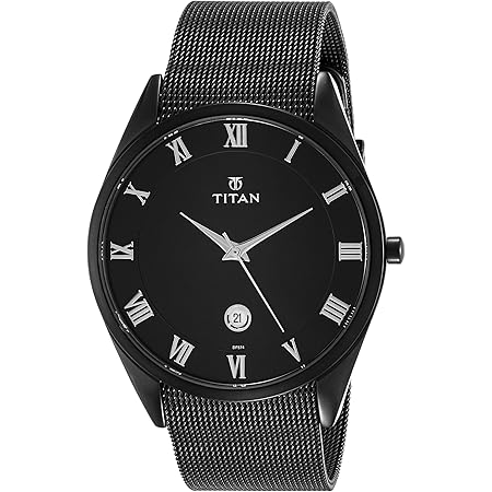 Titan Analog Black Dial Men's Watch-NL90054NM01 : Amazon.in: Fashion