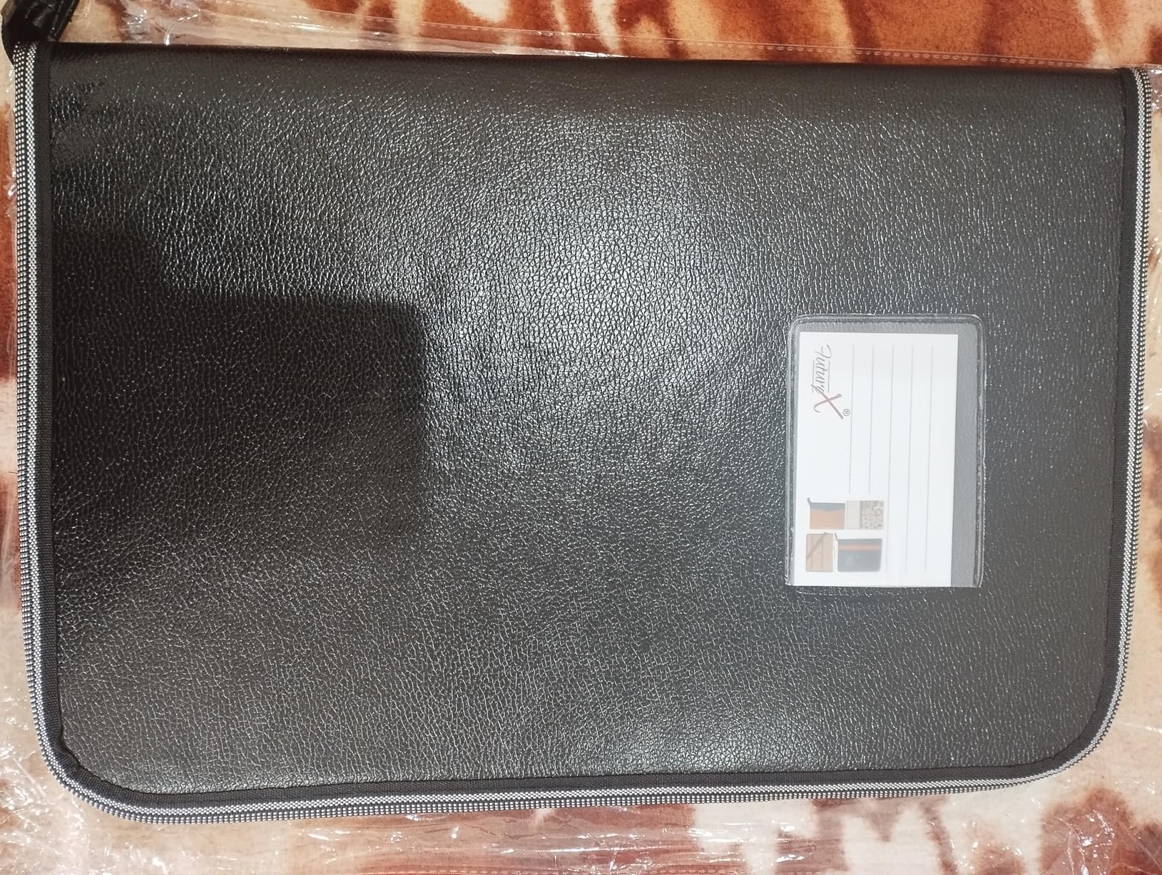 FUTURE X Pu Leather 20-Leaf File Folder,Interview Portfolio ...