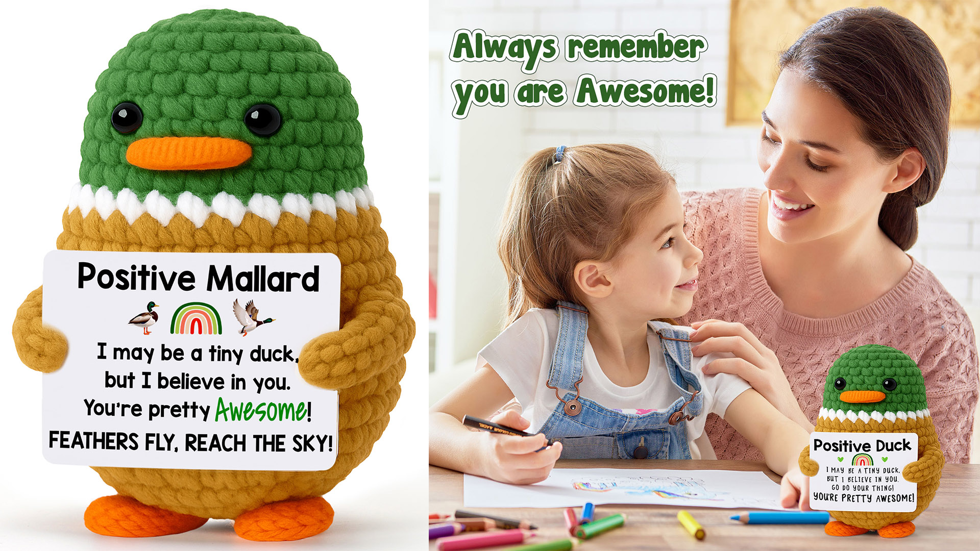 Retirement Gift MBL - Conquackulations Crochet Duck Funny Farewell ...