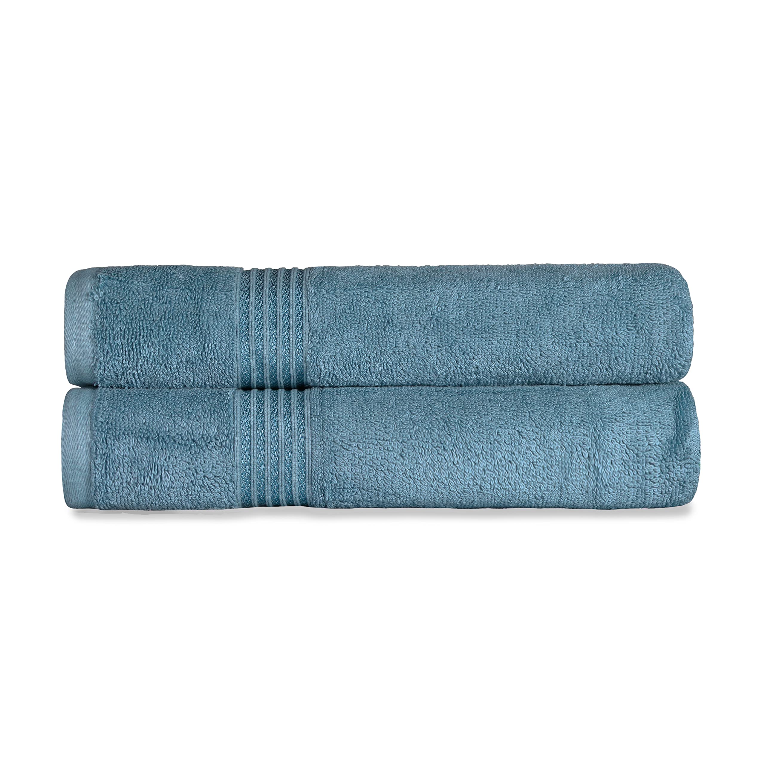 Amazon.com: Superior Egyptian Cotton 2-Piece Bath Sheet Towel Set ...