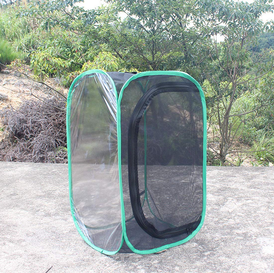 Buy Butterfly Habitat Insect Cage - Round Pop Up Mesh Net Tall with ...