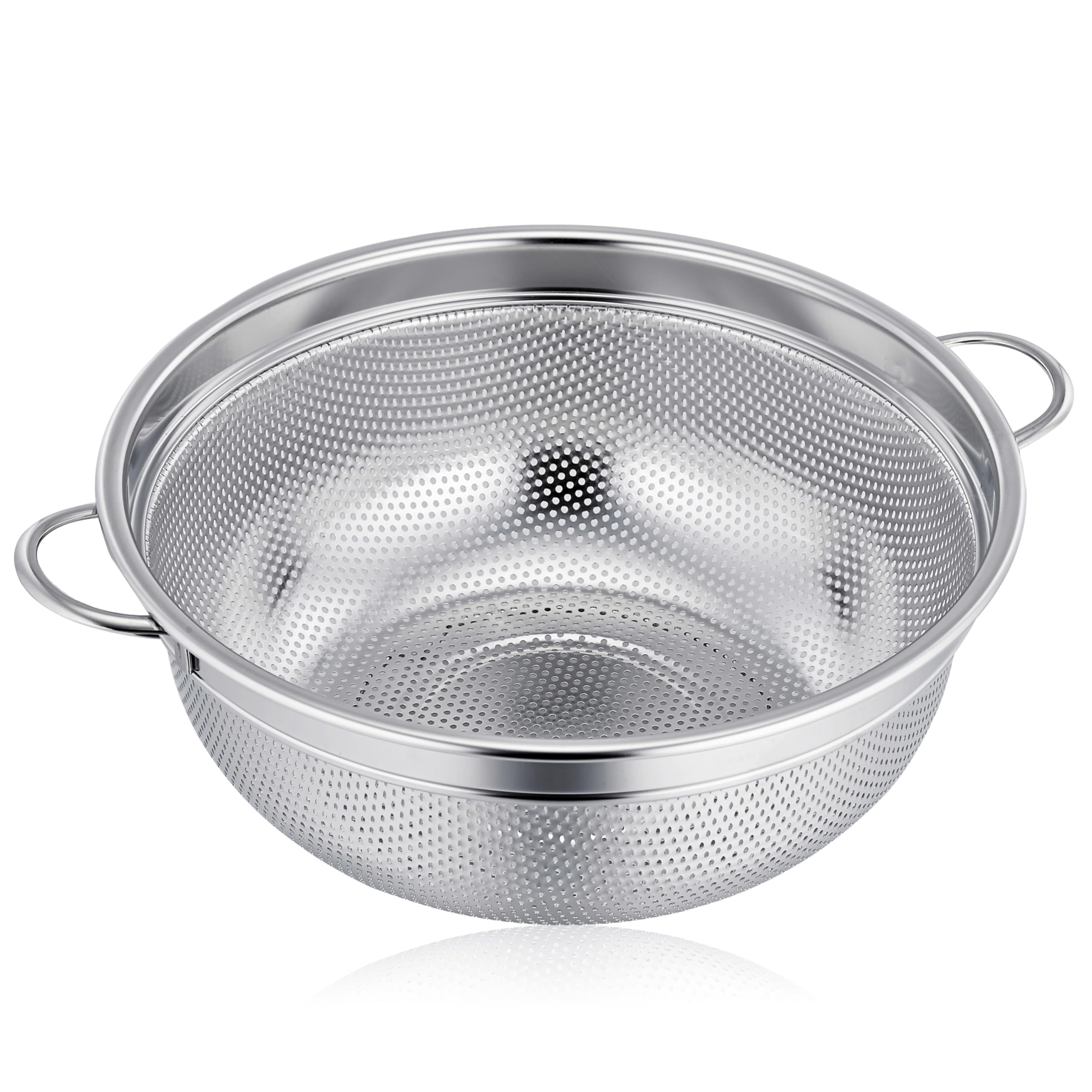 Joyfair Colander Stainless Steel, 20cm Metal Micro-Perforated Colander ...
