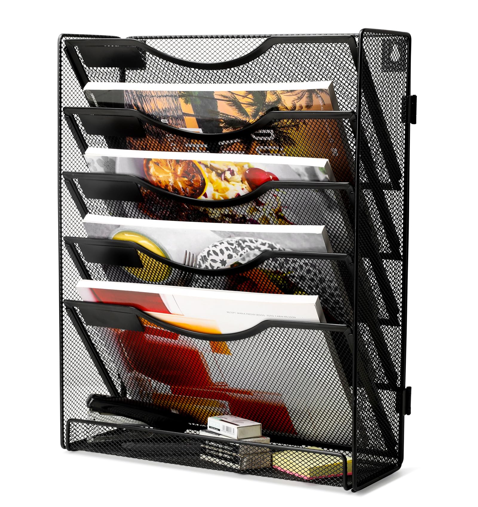 Snapklik.com : EasyPAG 5 Tier Wall File Holder Desk/Wall Mount Hanging ...