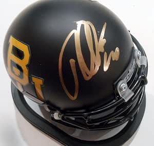 Amazon.com: Robert Griffin III Signed Baylor Bears Black Mini Helmet w ...