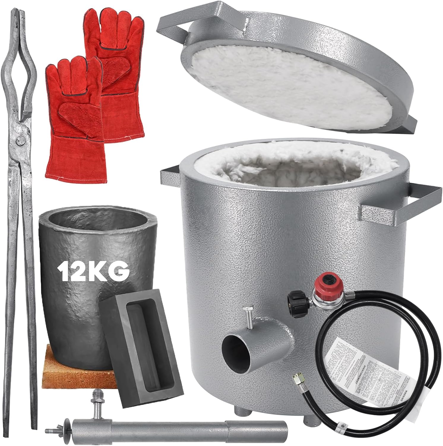 Amazon.com: 12kg Propane Melting Furnace Kit,Smelting Furnace Kit with ...