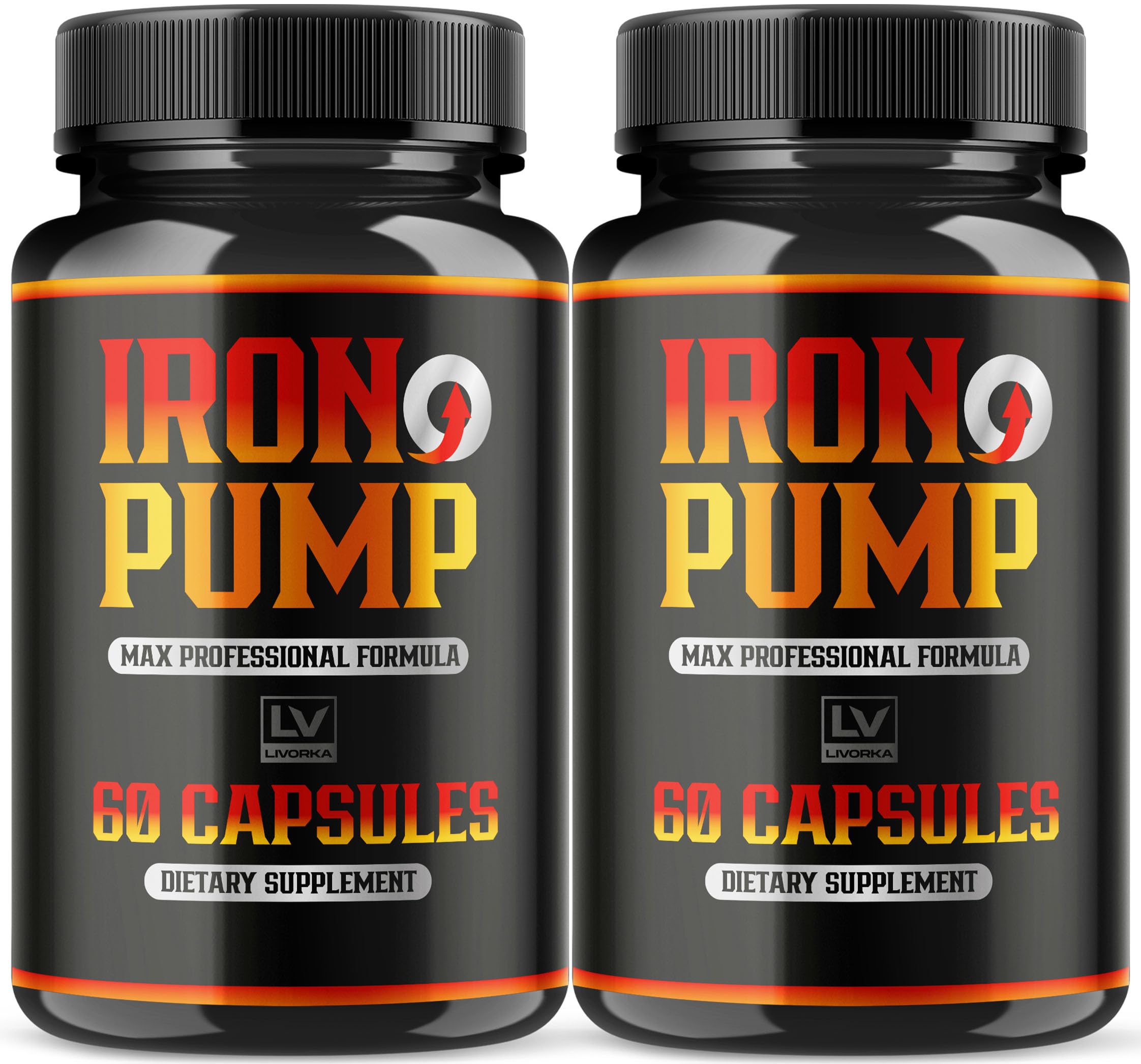 Snapklik.com : (2 Pack) Iron Pump Pills, Iron Pump, Iron Pump Capsules, Iron Pump Formula, Iron ...