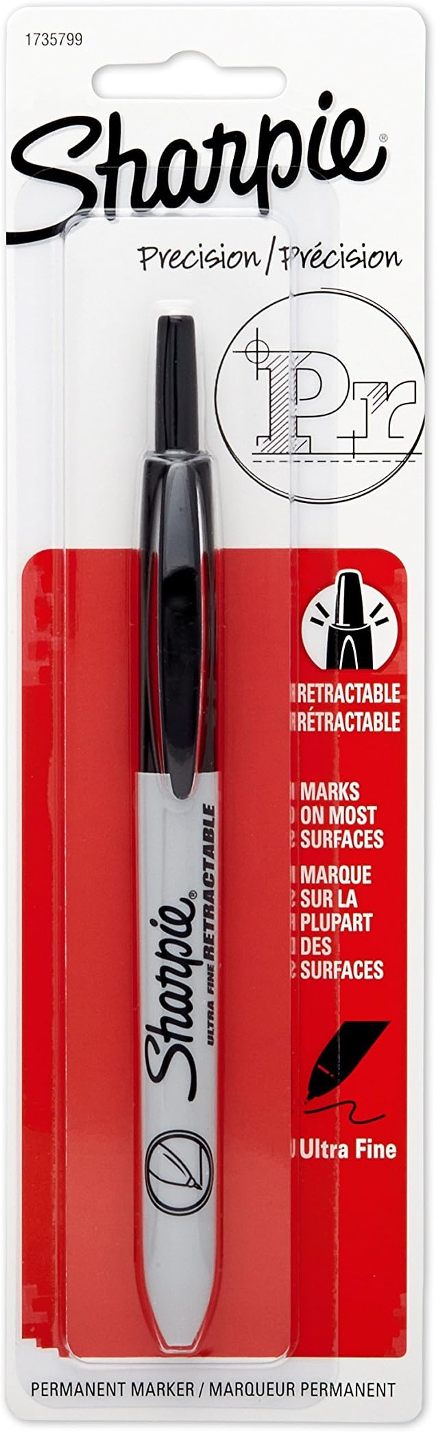 Amazon.com : SHARPIE Pro Permanent Marker, Fine Point, Black Marker ...