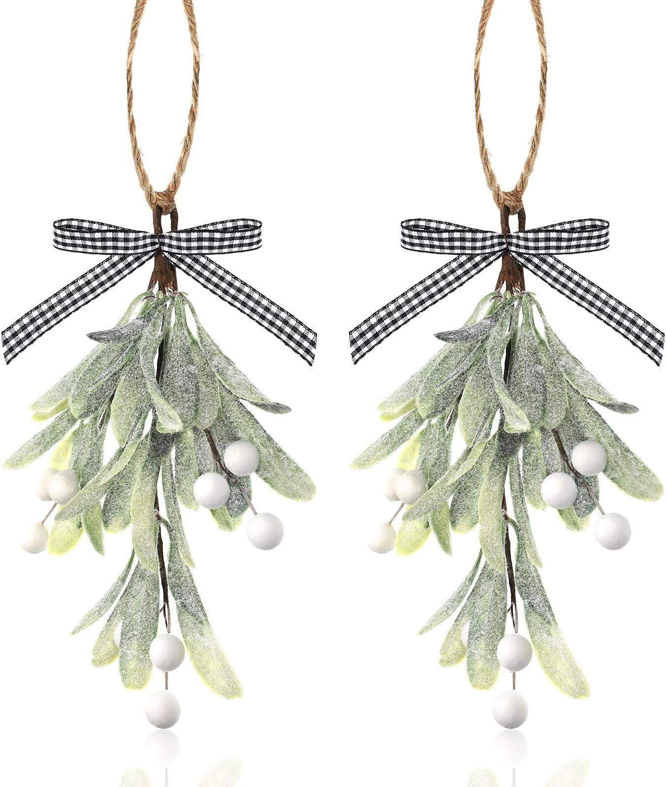 Amazon.com: Holiday Pride Artificial Christmas Mistletoe Ball Ornament ...