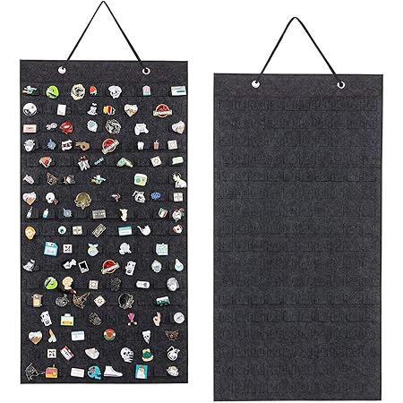 Amazon.com: 2 PCS Pin Collection Display Case,Wall Hanging Brooch Pin ...