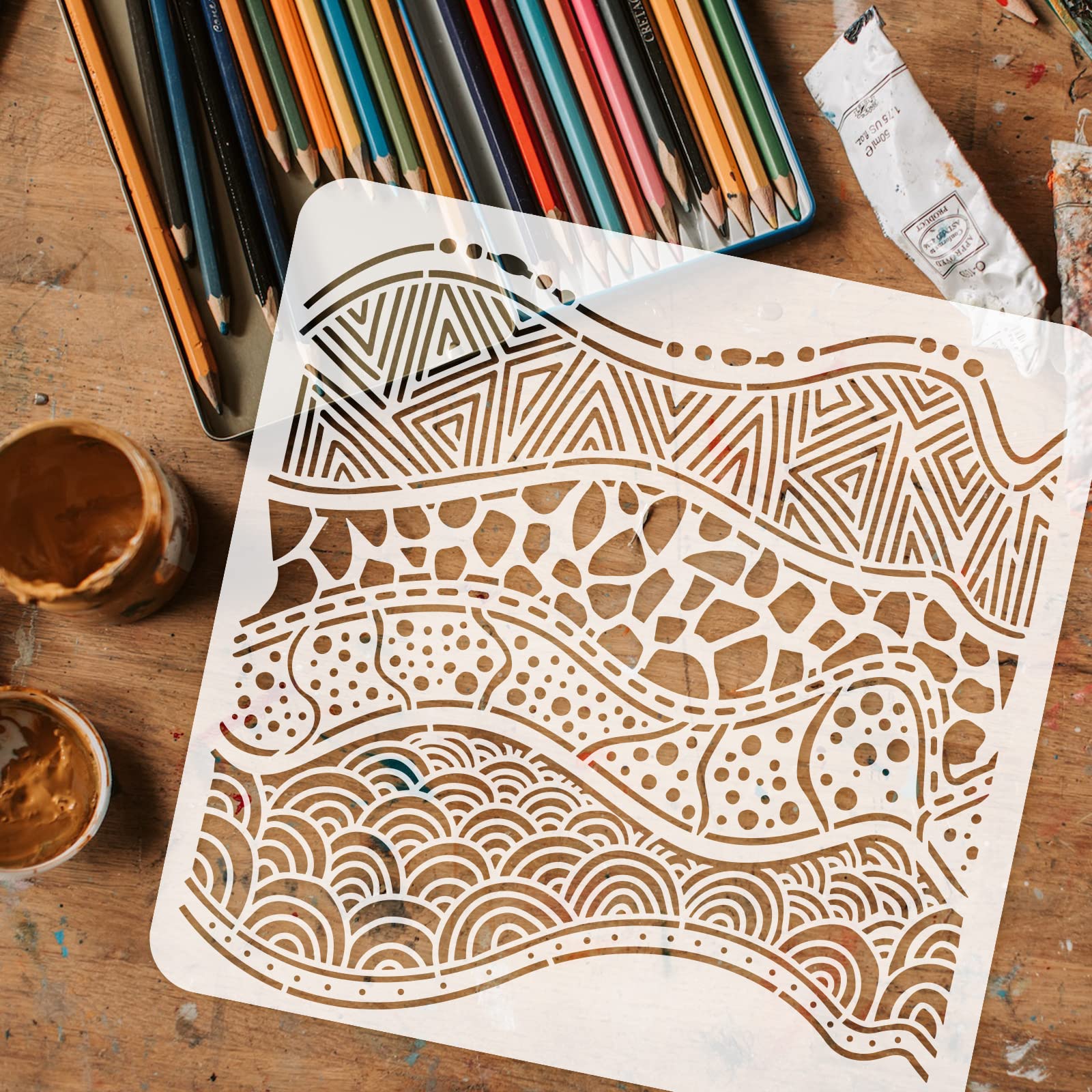 Crazy Shape Stencil Patterns Moroccan Quatrefoil Pattern Stencil