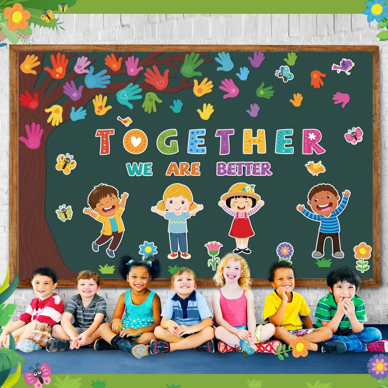 Snapklik.com : Pasimy Student Diversity Bulletin Board Sets Boho ...