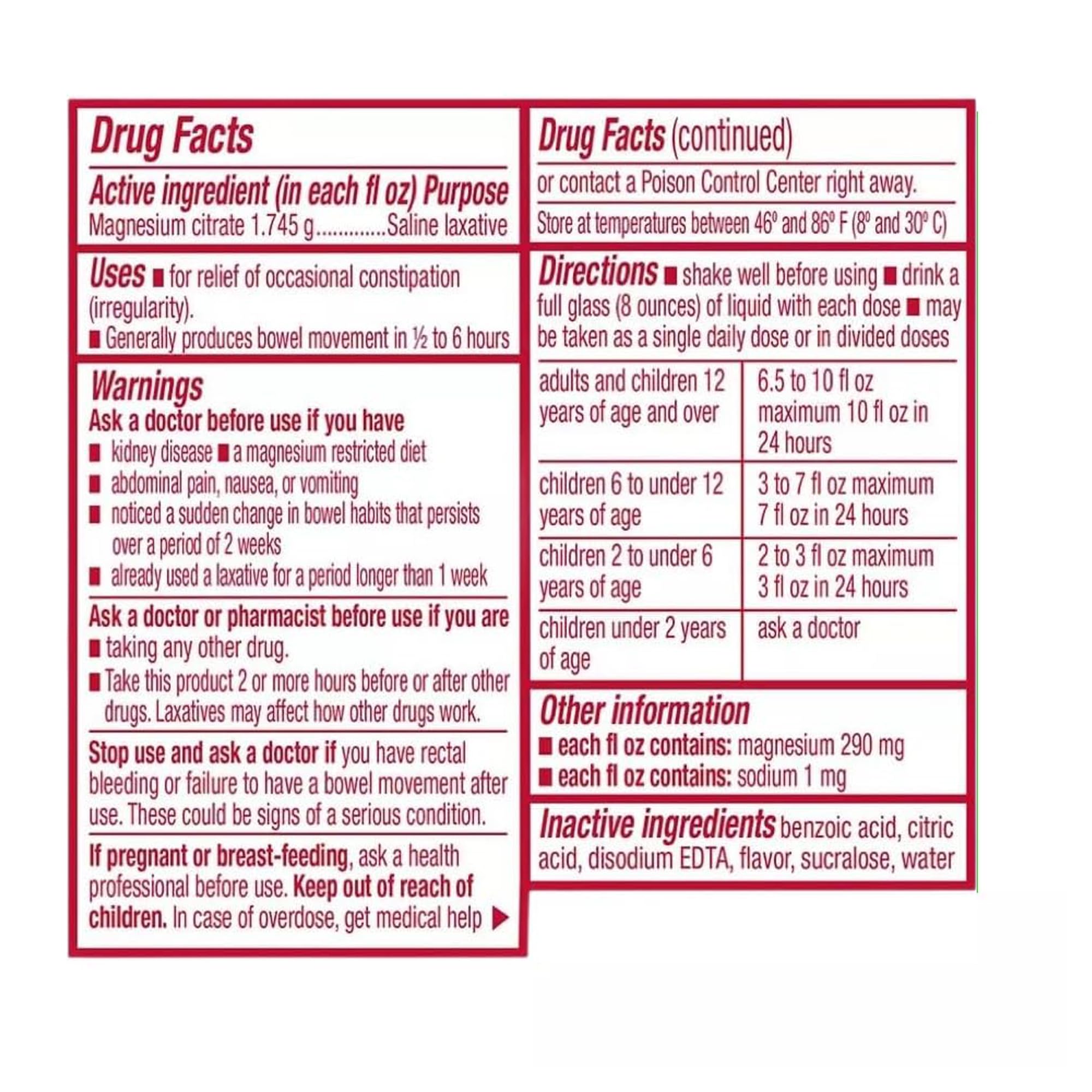 Snapklik.com : Bleam Health 2 Pack Swan Magnesium Citrate Oral Solution 10 Oz Each Cherry Flavor ...