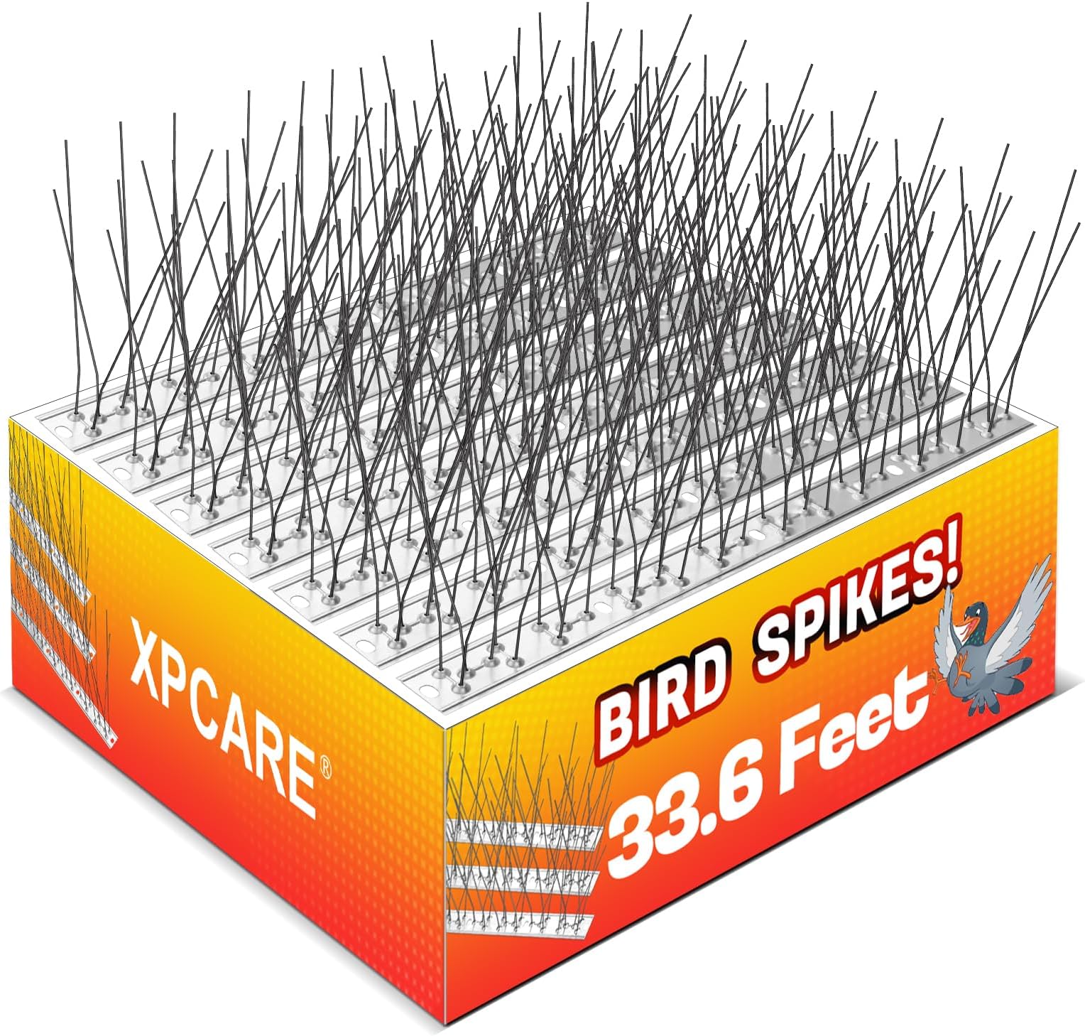 Amazon.com : XPCARE 33.6 Feet Bird Spikes for Pigeons Small Birds, Bird ...