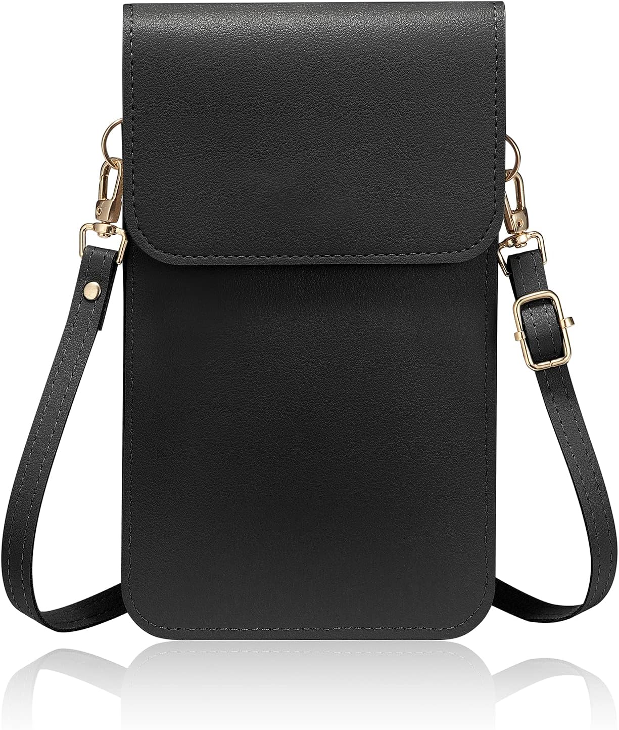 Sac Téléphone Portable Femme Sac à Bandoulière en Cuir PU Pochette ...