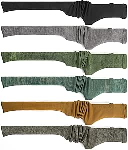 GUGULUZA 6-Pack Extra-Thick Silicone-Treated Gun Socks for Rifles and ...