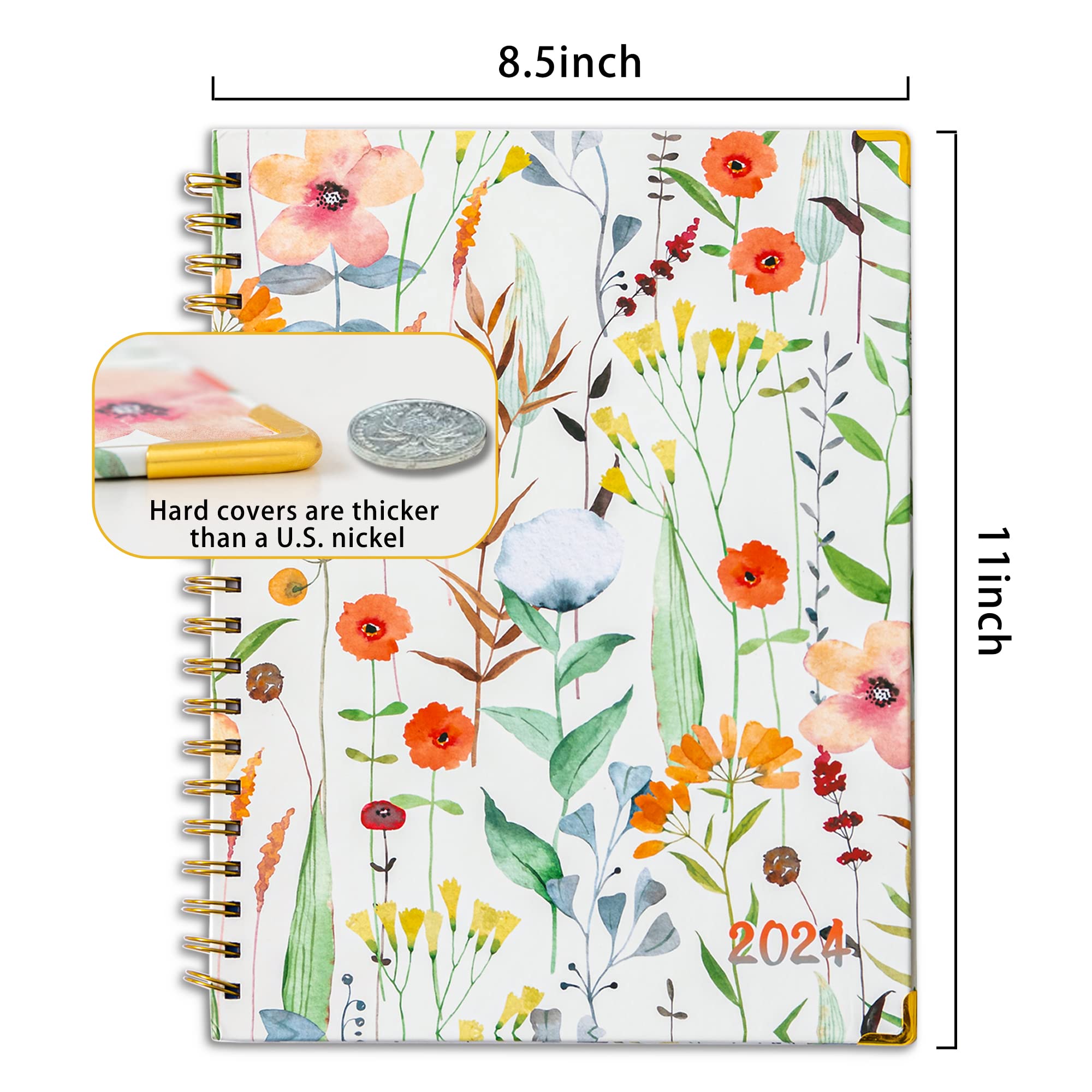 Snapklik.com : Windrio 2024 Multicolor Large 85"x11" Hardcover Teacher ...