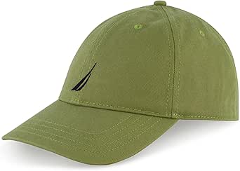 Amazon.com: Nautica Men's J-Class Logo 6-Panel Cap,Light Olive,OSZ ...