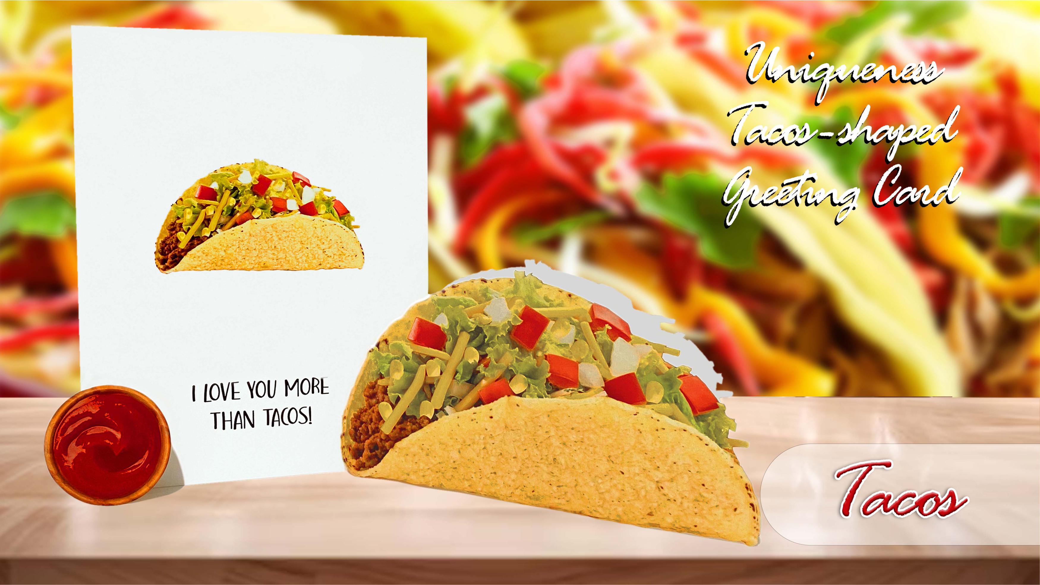 Valentine Gift Online Printable Taco Valentine's Day Card Preschool ...