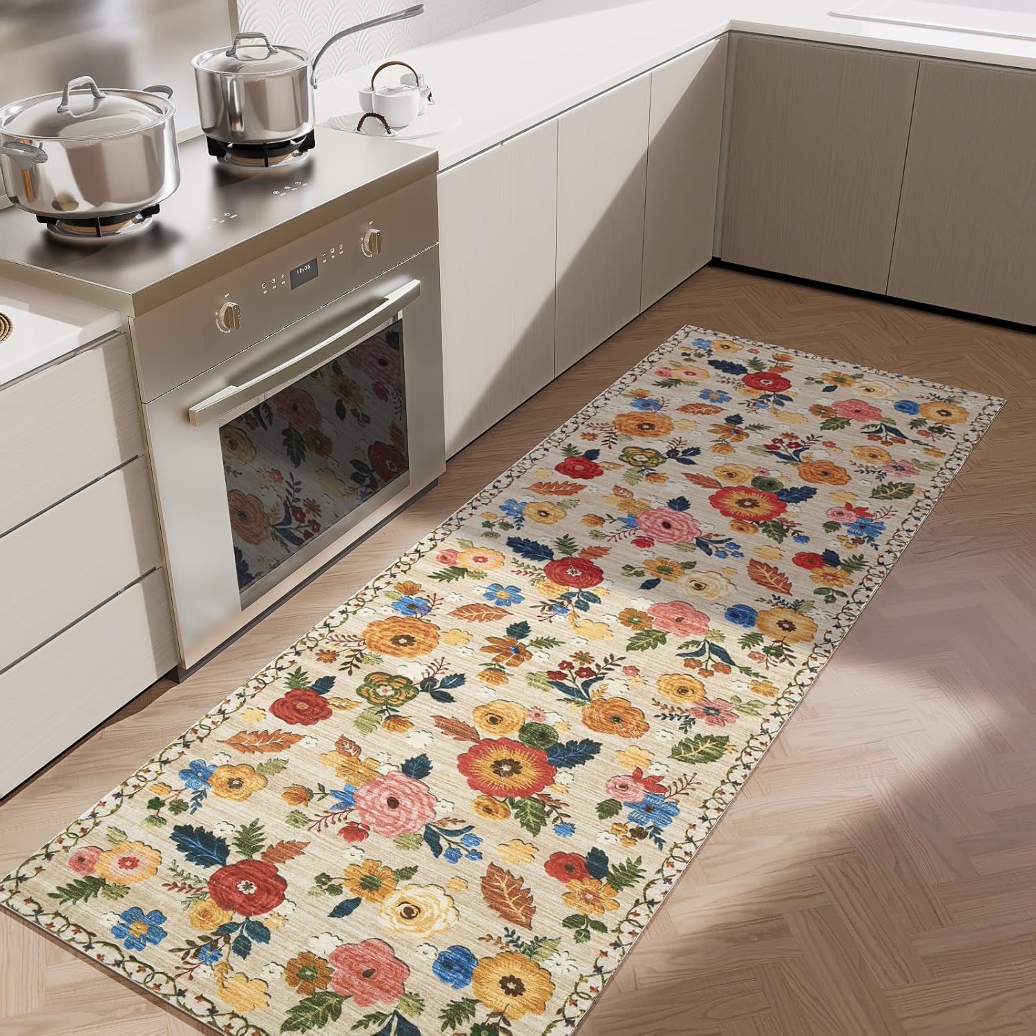 Amazon.com: Washable Kitchen Rugs Non Slip: 2'x6' Hallway Runner Rug ...
