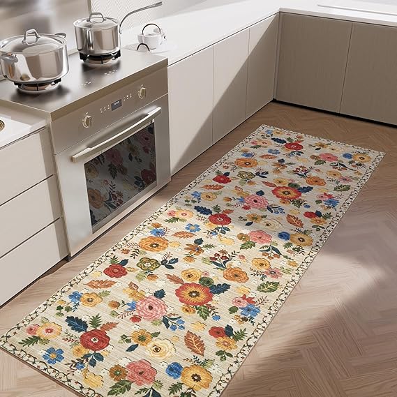 Amazon.com: Washable Kitchen Rugs Non Slip: 2'x6' Hallway Runner Rug ...
