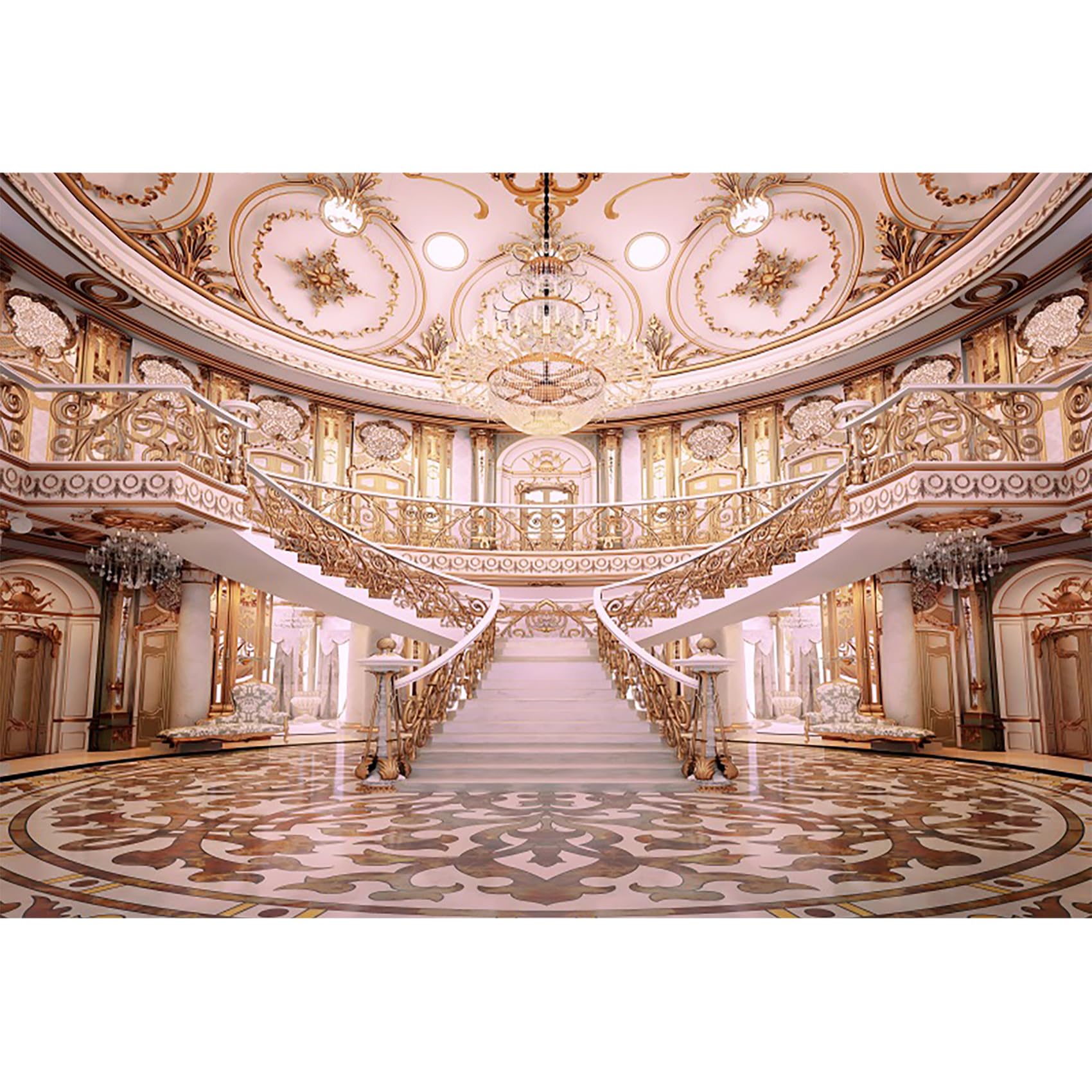 Amazon.com : Baocicco 10x8ft Retro Palace Backdrop for Photography ...