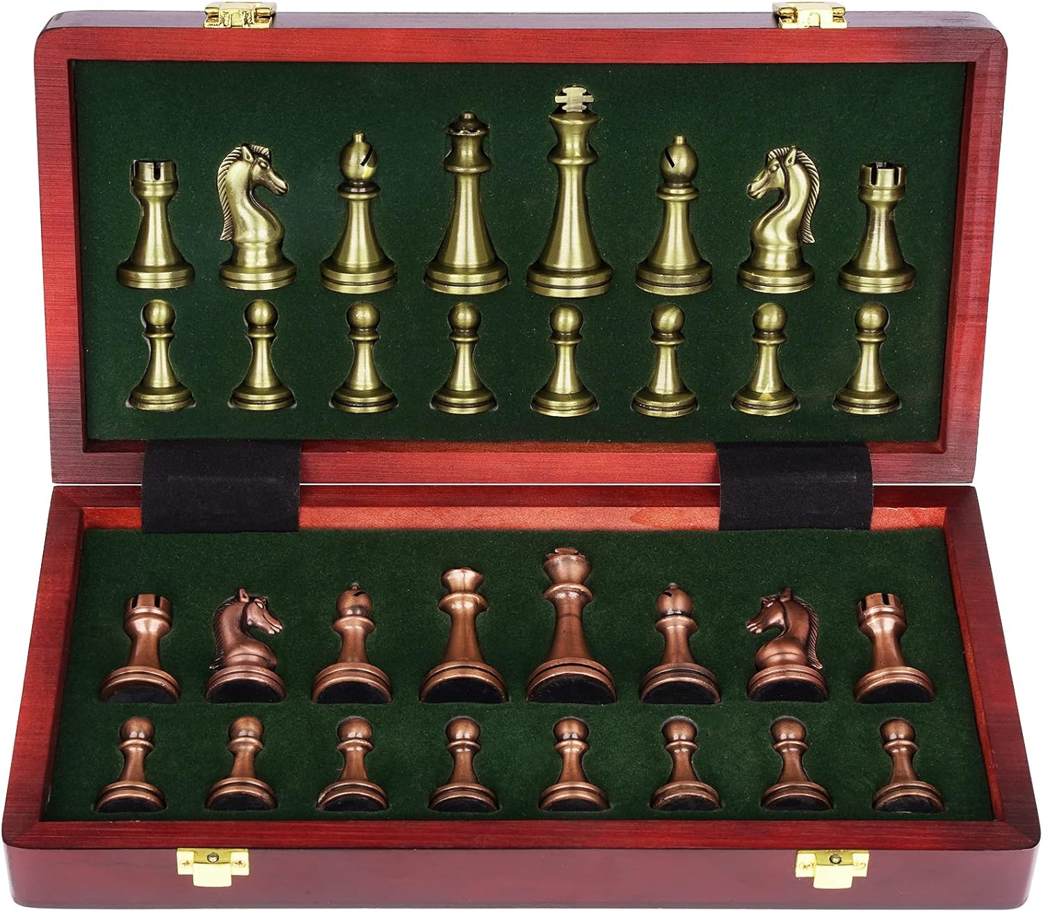 Amazon.com: Agirlgle International Chess Set with Folding Wooden Chess ...